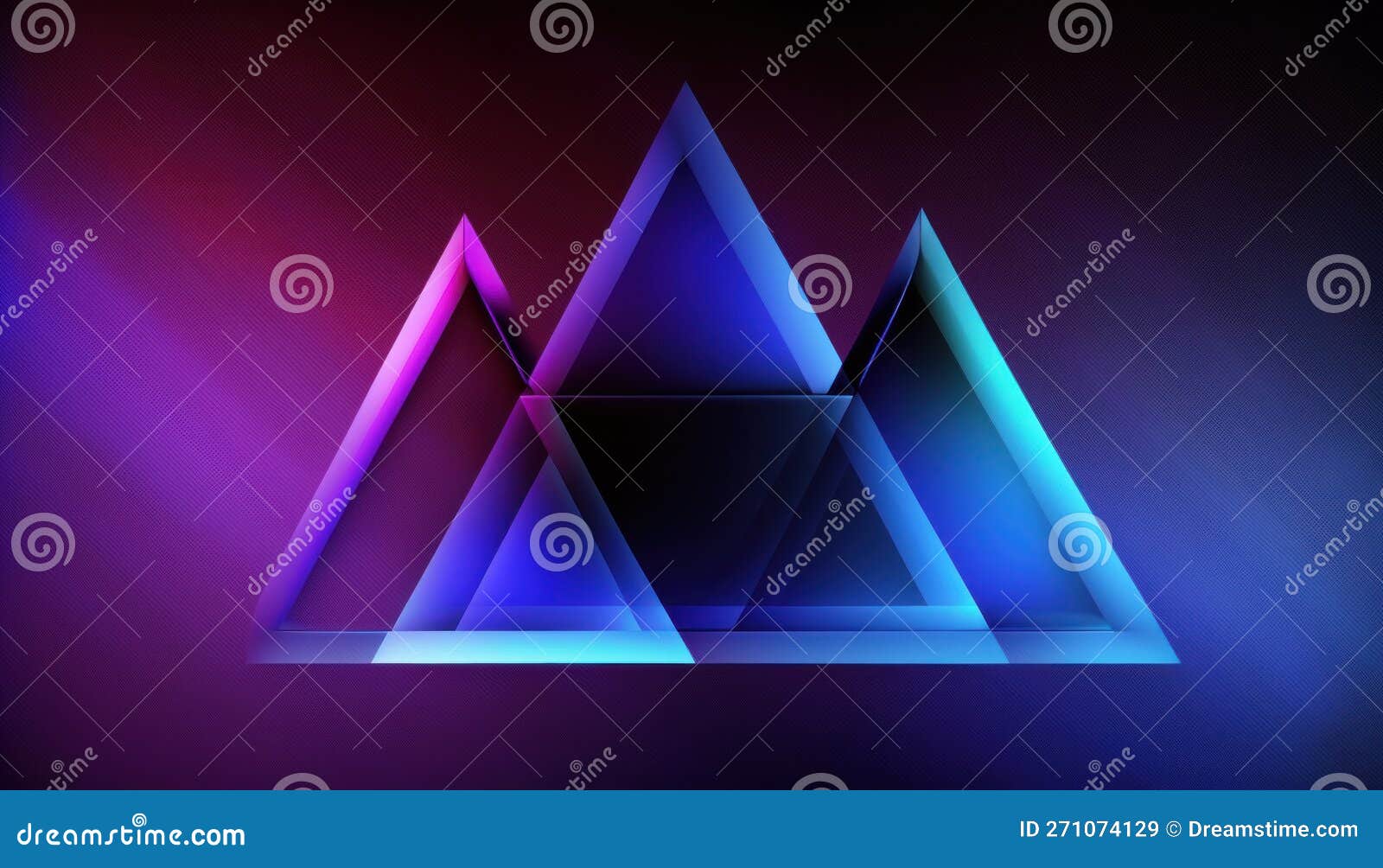 Abstract Wallpaper with Gradient Colors, Triangles Stock Illustration ...