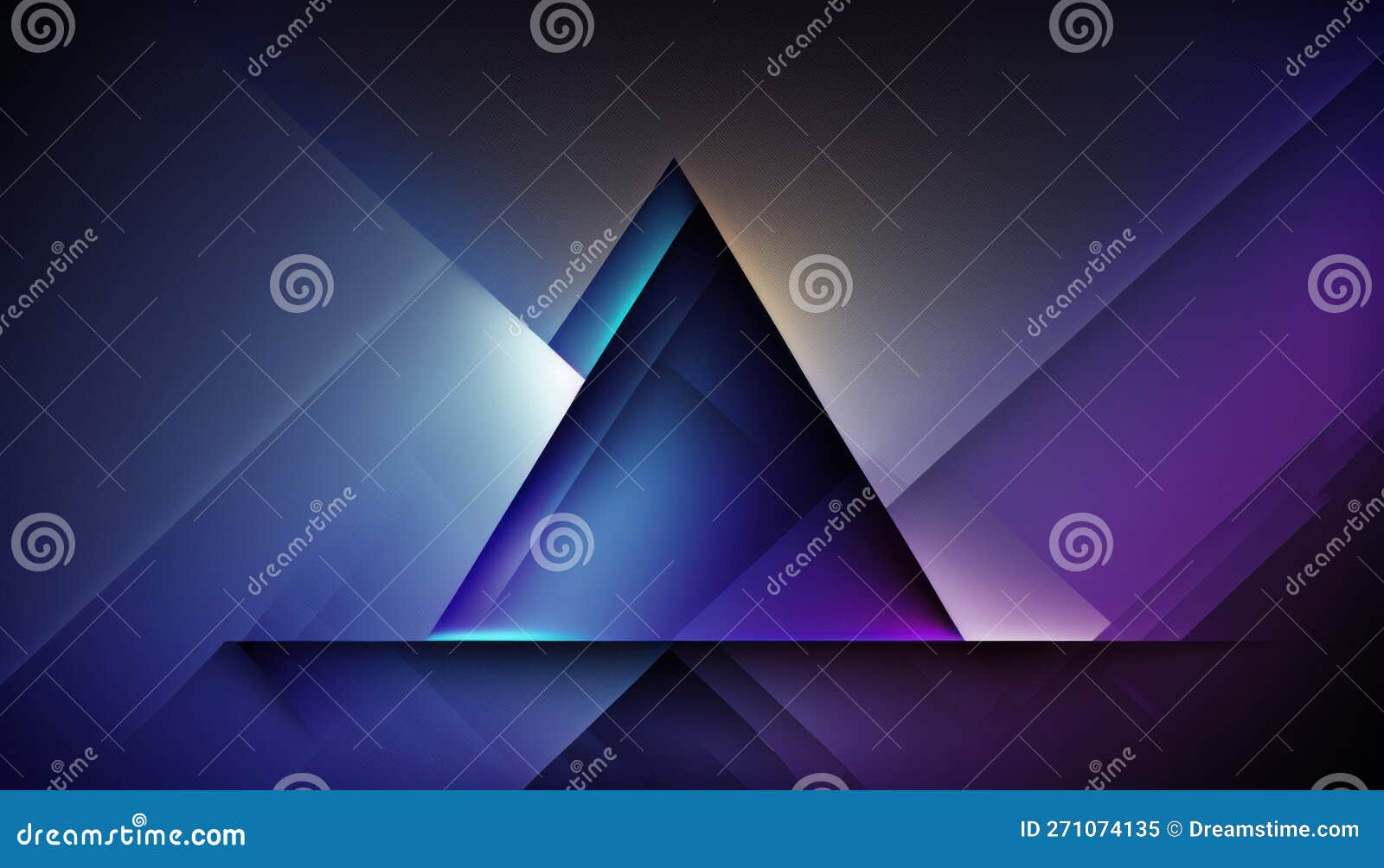 Abstract Wallpaper with Gradient Colors, Triangles Stock Illustration ...