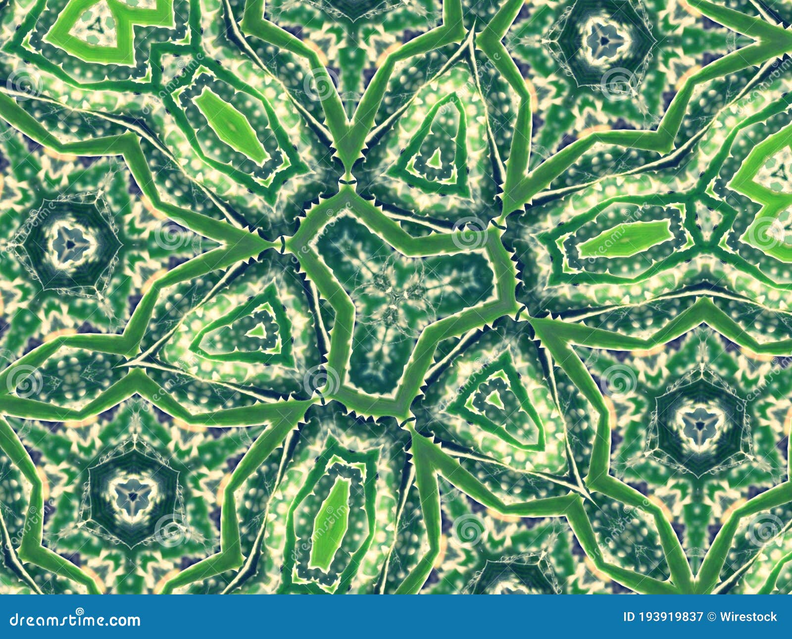 Abstract Wallpaper Illustration in Green Colors Stock Illustration ...