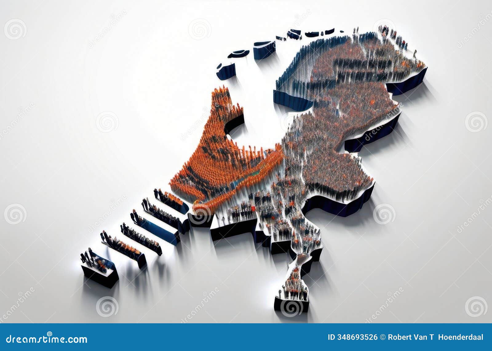 Abstract Wallpaper of a Map of the Netherlands 6-12-2024 Stock ...