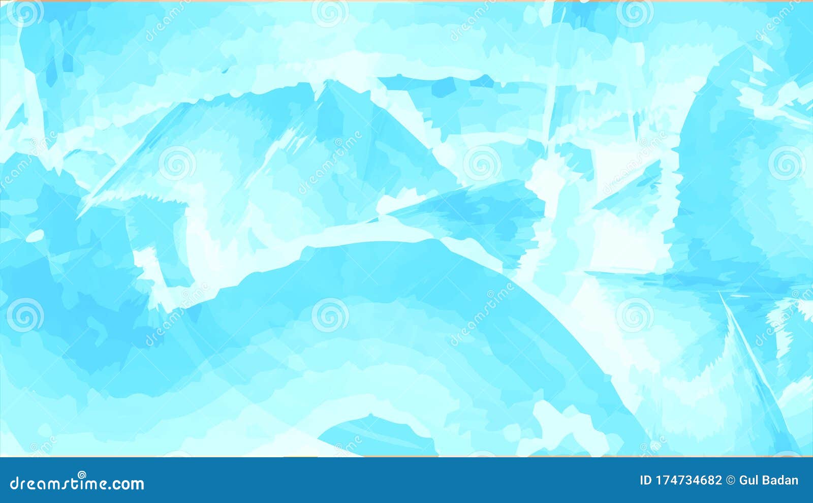 Sky Blue Abstract Wallpaper Hd