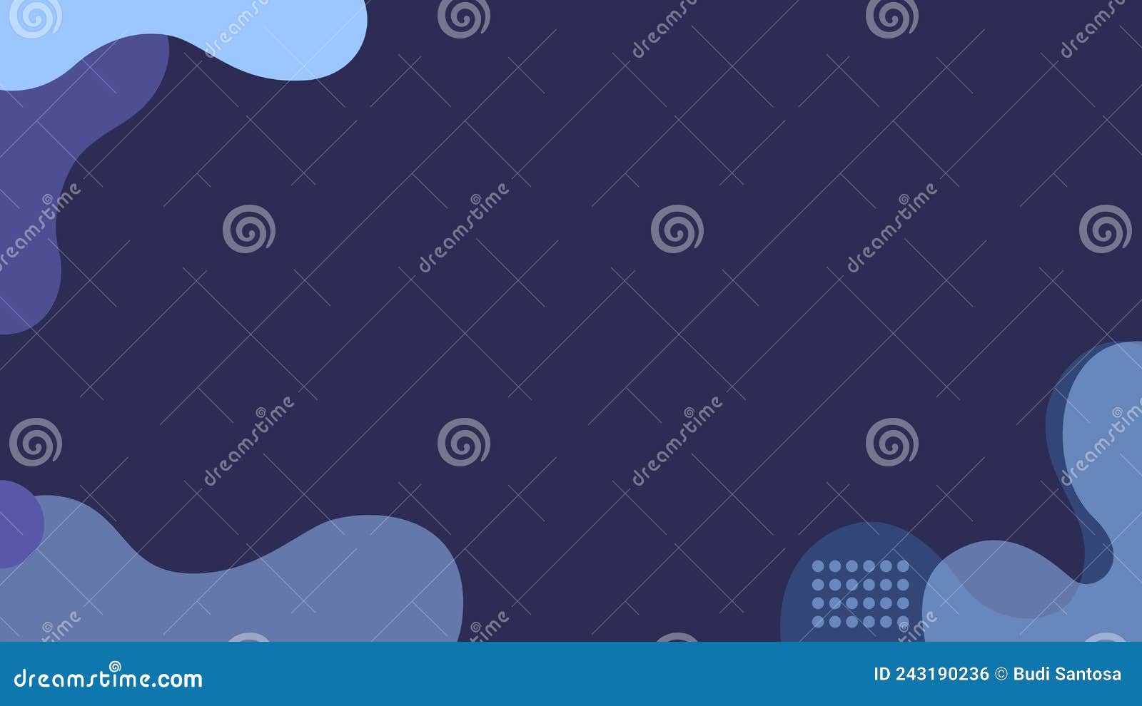 Abstract Wallpaper Using Blue Color Scheme. Stock Vector - Illustration ...