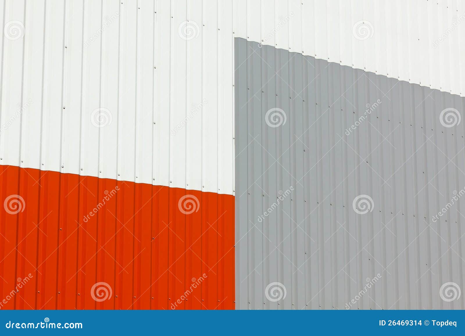 Abstract Warehouse Wall Exterior Stock Photo - Image of pattern ...