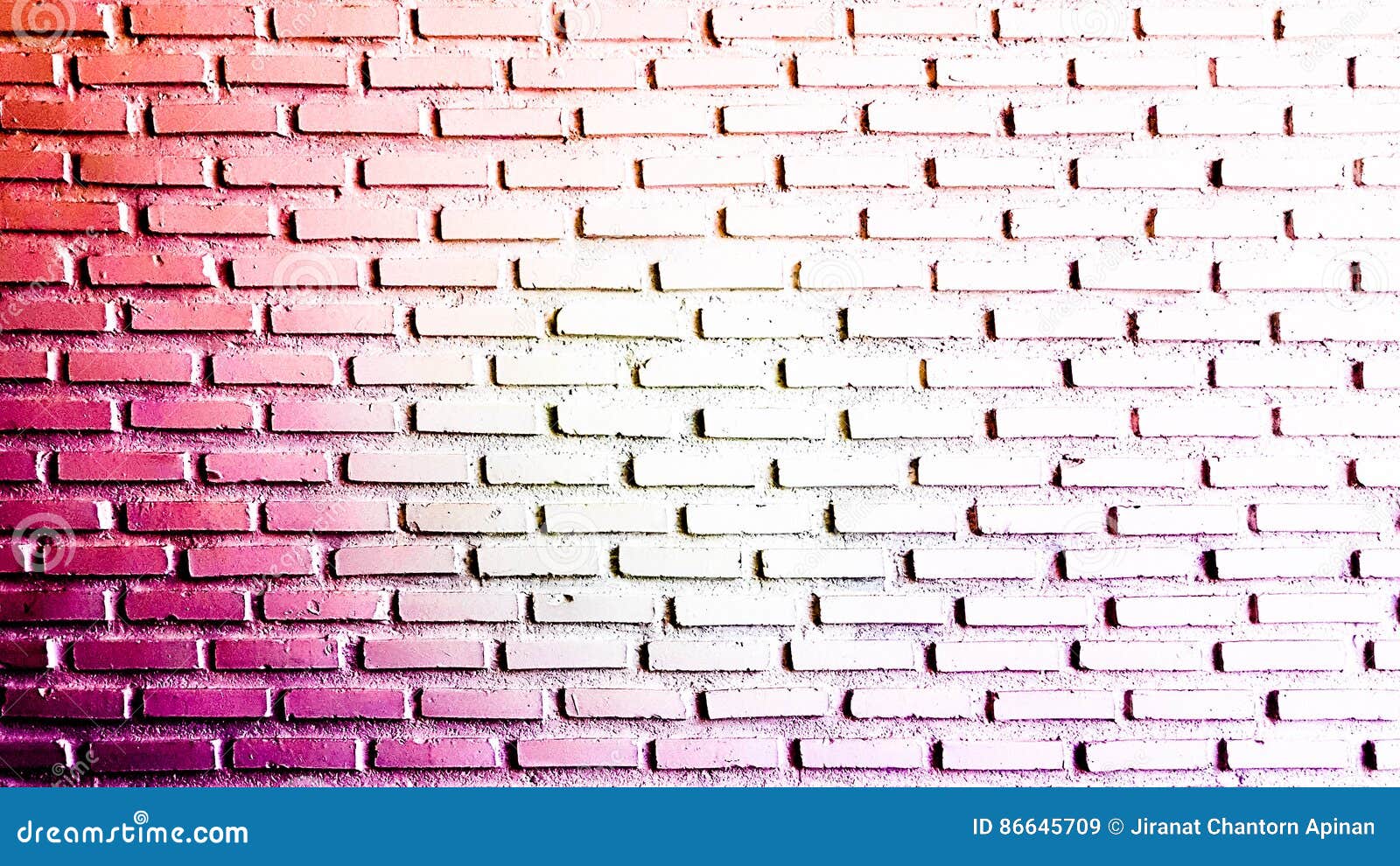 Abstract Warm Red and White on Brick Wall Stock Image - Image of ...