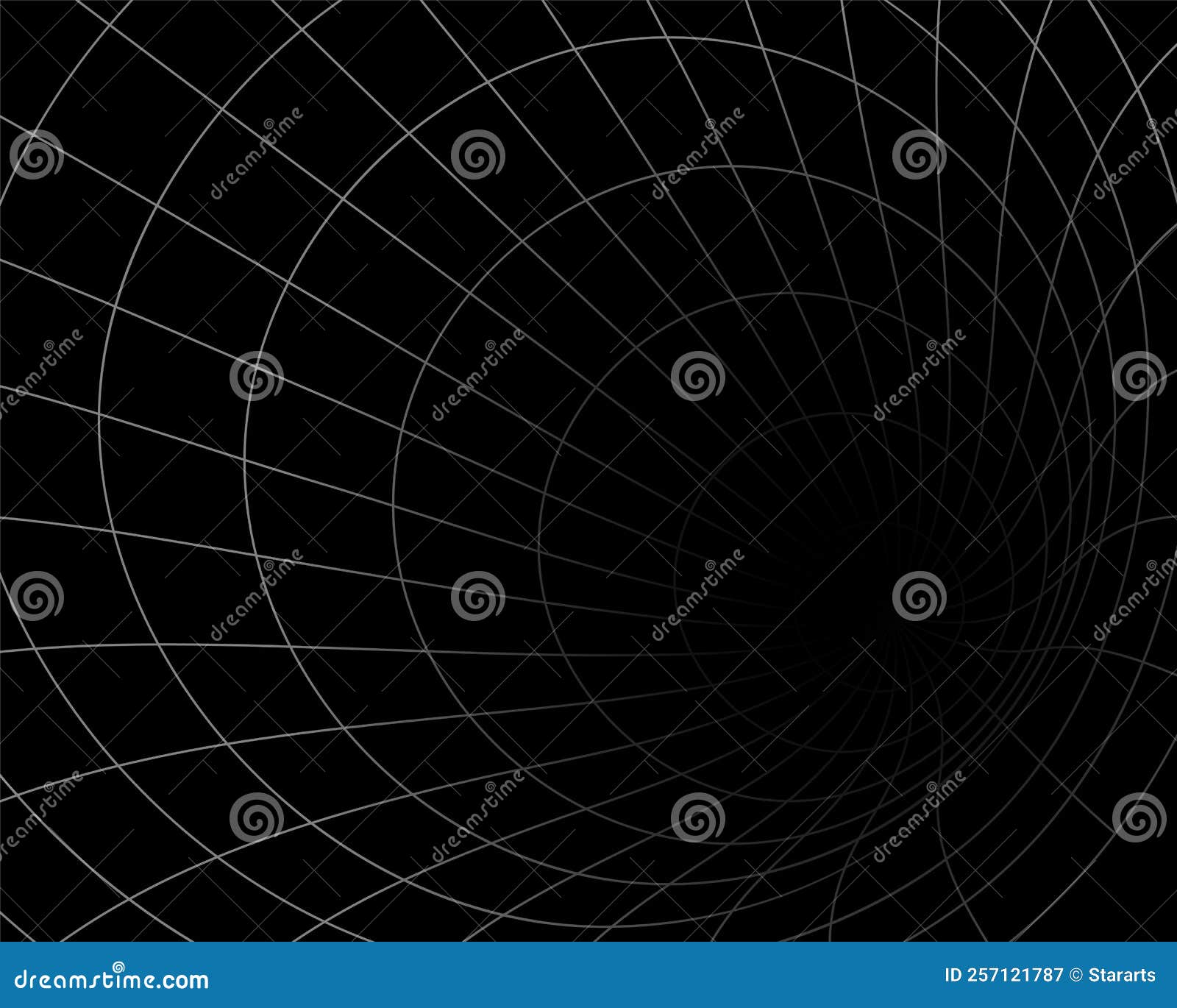 Abstract Warmhole Wireframe Tunnel Template Design Vector Stock Vector ...