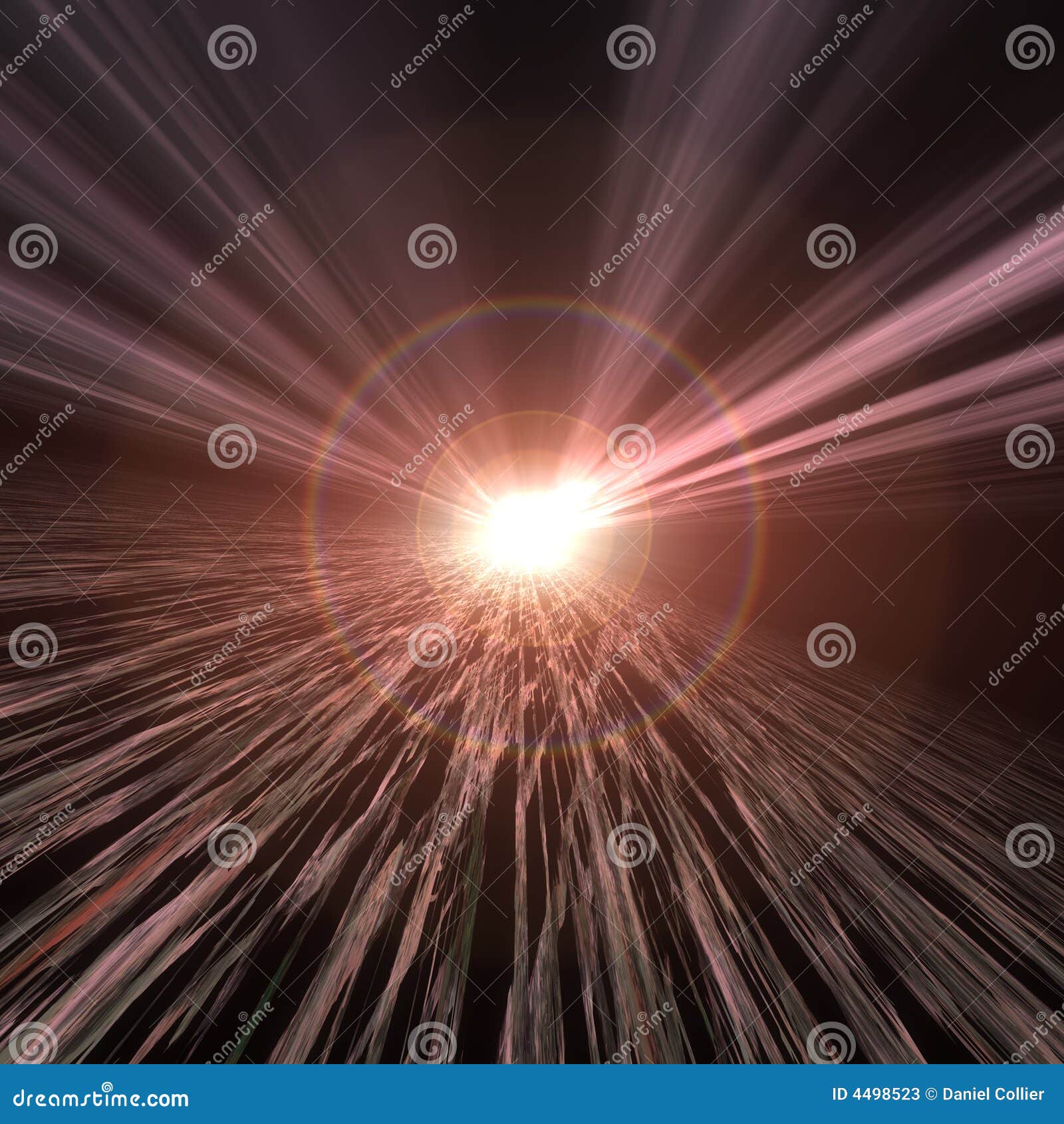 Abstract Warp Speed Horizon Stock Illustration - Illustration of drawn ...