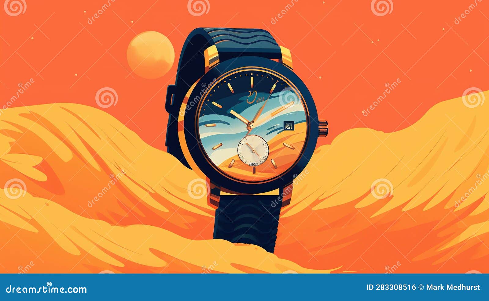Abstract Watch Faces Background Royalty-Free Stock Image ...