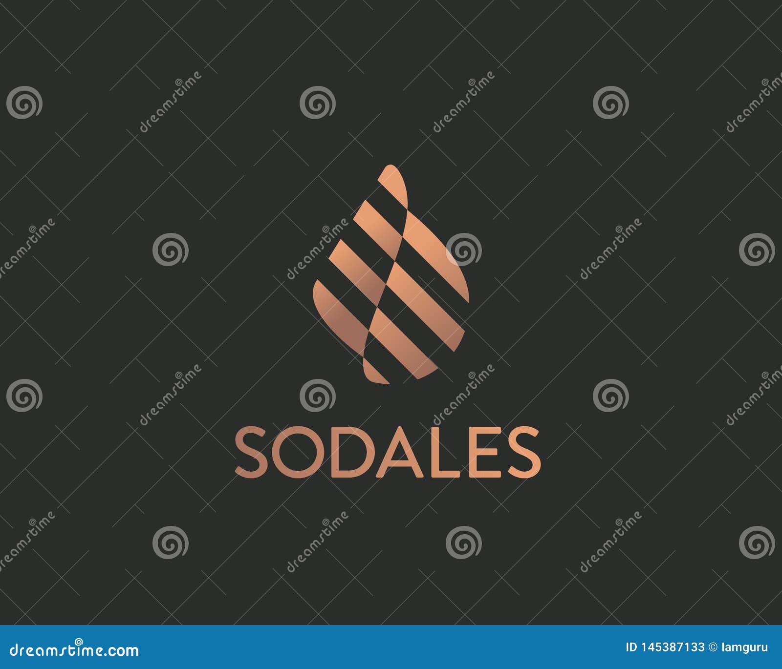 Abstract Water Aqua Logo Design. Water Drop Moving Vector Logotype ...