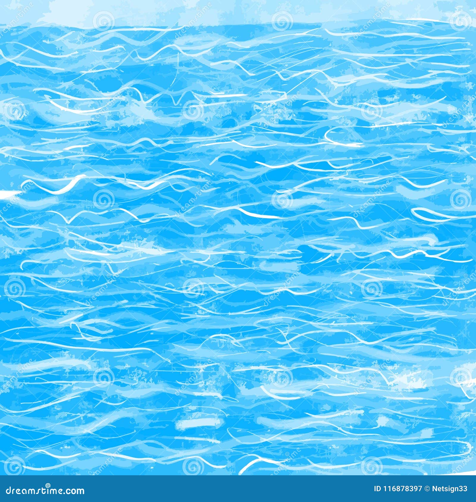 Water Pattern Drawing