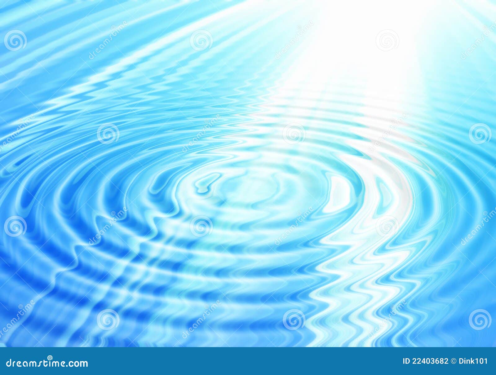 Abstract Water Background with Rays of Light Stock Illustration ...