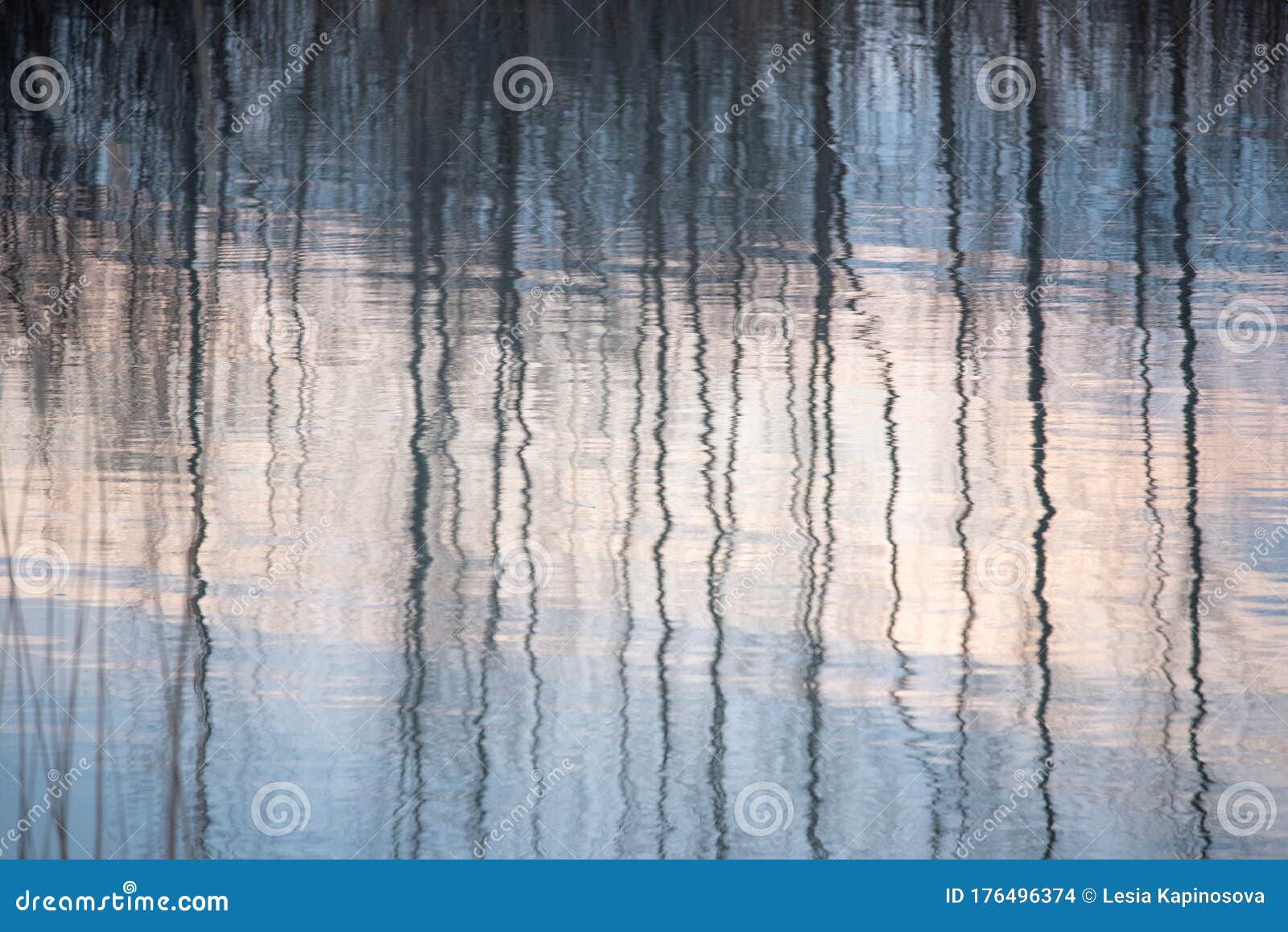 Abstract Water Background. the Texture of the Water is a River or Lake ...