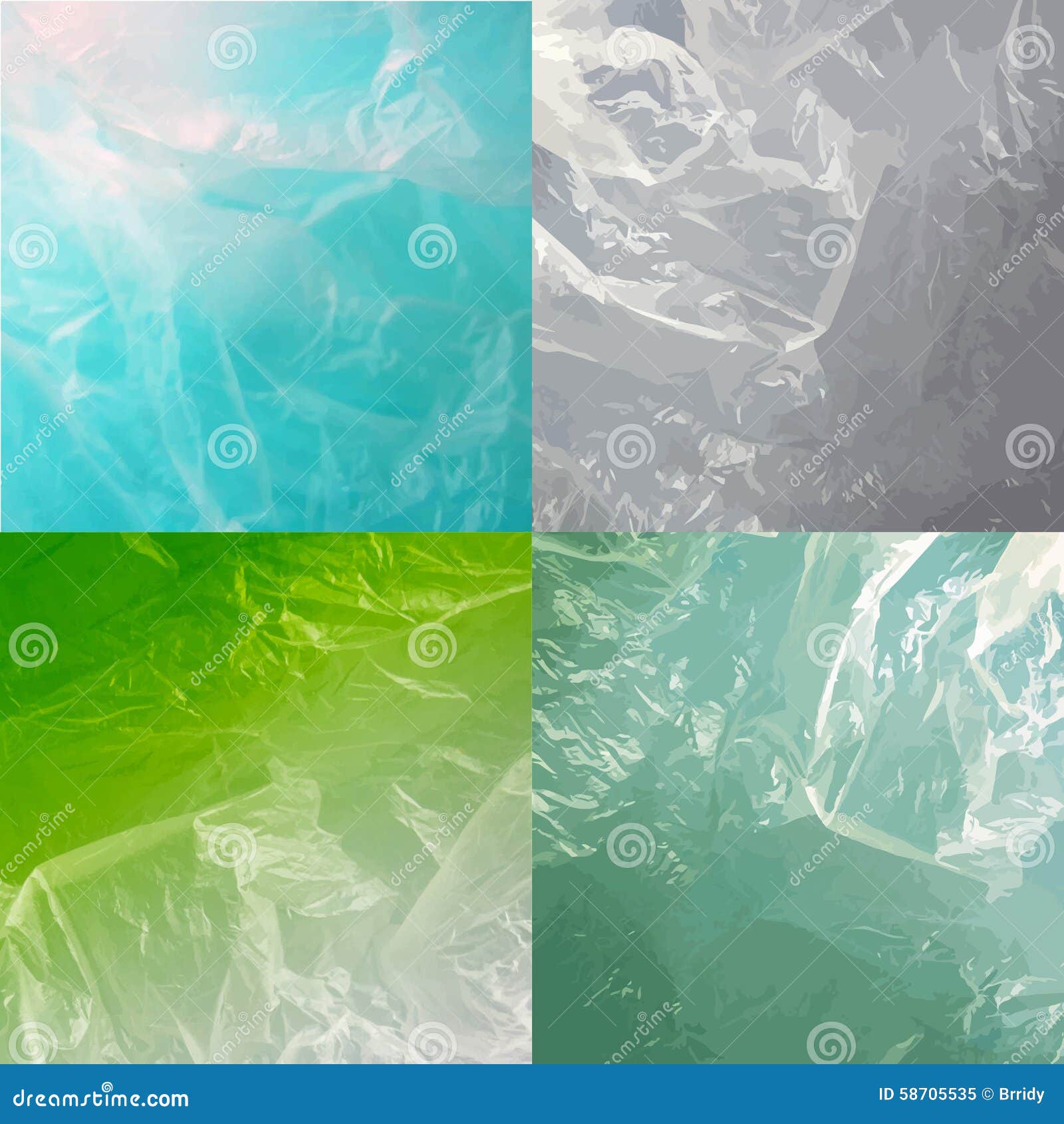 Abstract Water Backgrounds with Waves Colorful Set Stock Vector ...