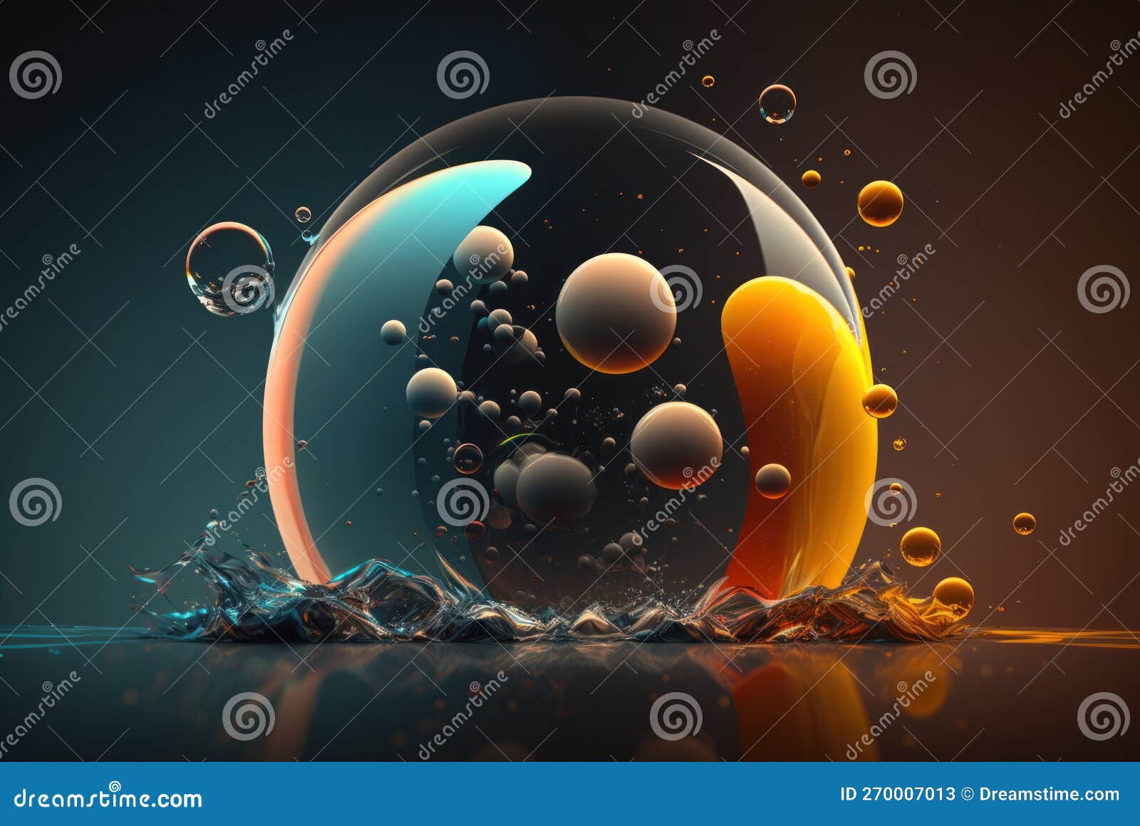 Abstract Water Bubble Drop Color Background Graphic Design Wallpaper ...