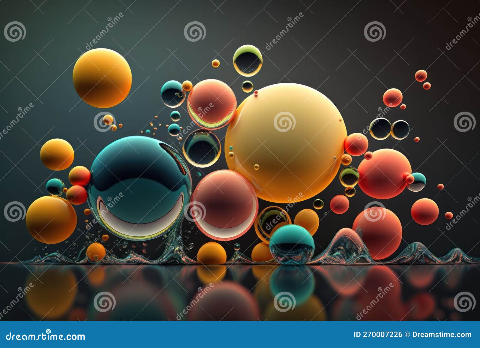 Abstract Water Bubble Drop Color Background Graphic Design Wallpaper ...