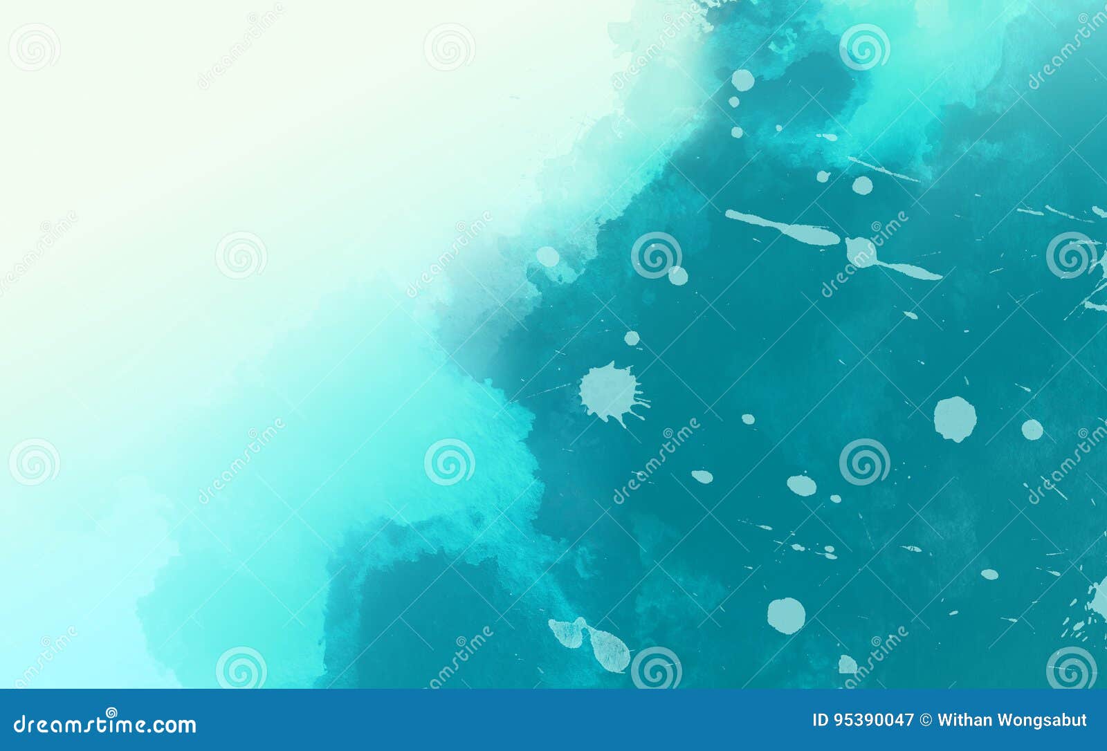 Abstract Water Color,Blue Paint. Stock Illustration - Illustration of ...