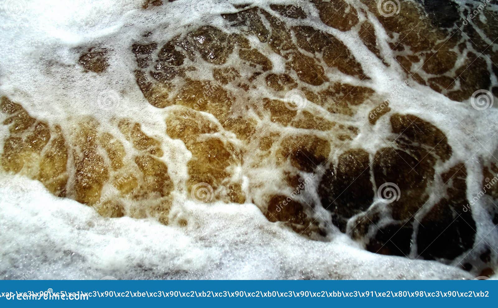 Abstract Water Current. River Background. Nature Landscape. Waterfall ...