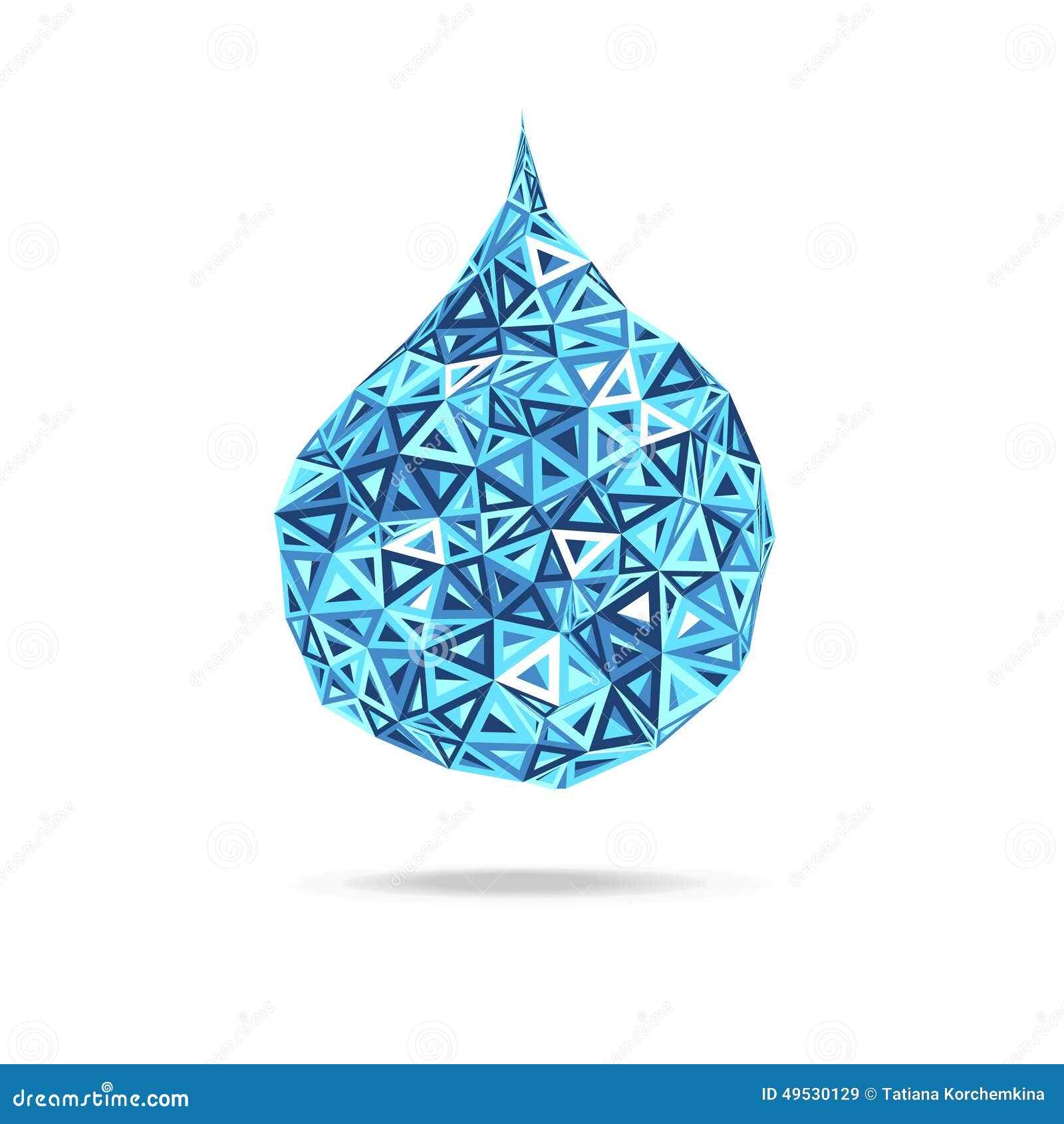 Abstract water drop stock vector. Illustration of background - 49530129