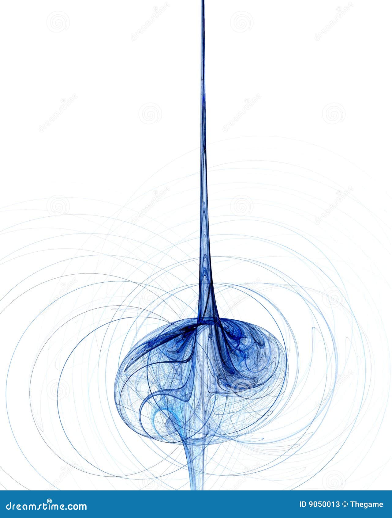Abstract Water Drop Falling Stock Illustration - Illustration of effect ...