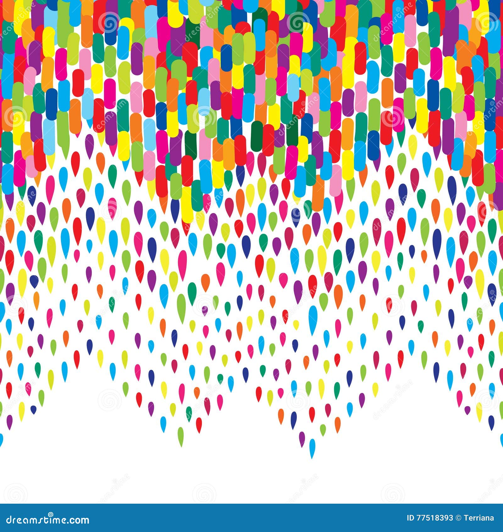 Abstract Water Drop Pattern. Zig-zag Spot Background. Raindrop Dot ...