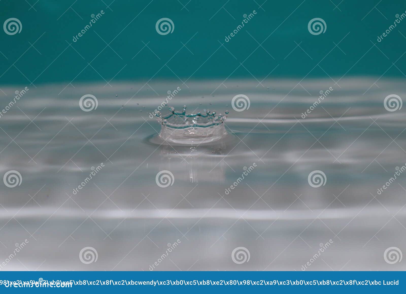 Abstract Water Drop Refractions of Light Background Stock Photo - Image ...