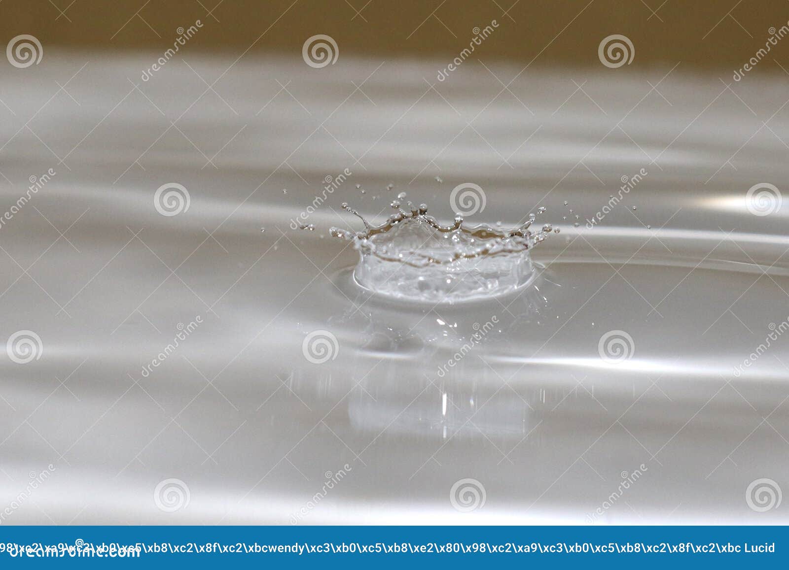 Abstract Water Drop Refractions of Light Background Stock Photo - Image ...