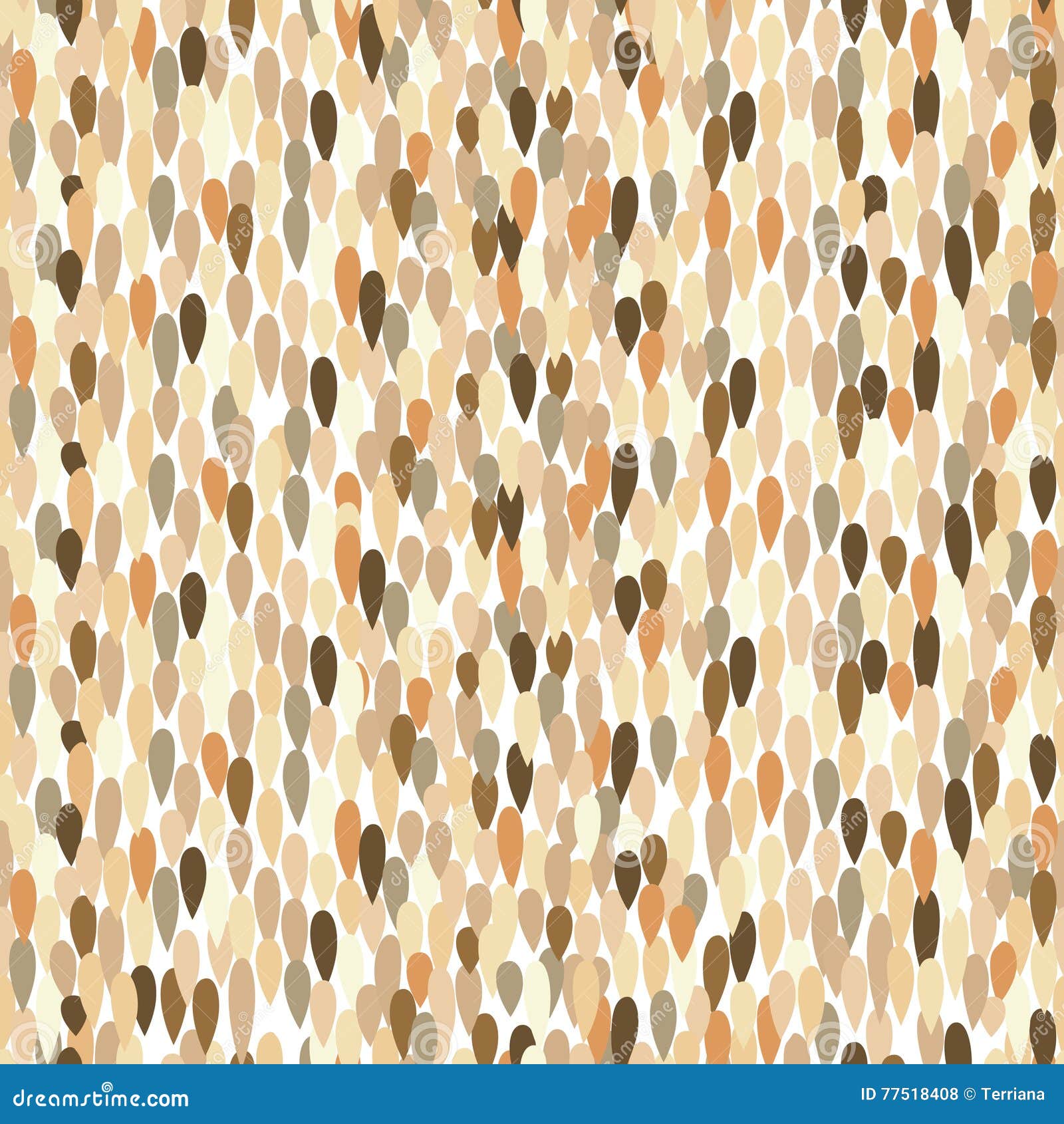 Abstract Water Drop Seamless Pattern. Raindrop Background. Dotted ...