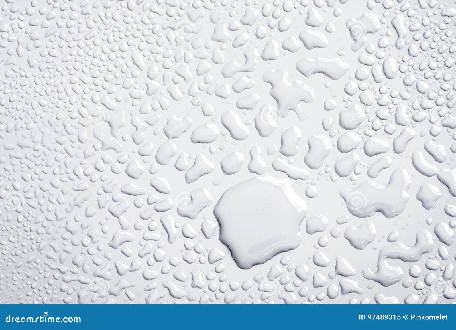 The Abstract Water Drop on Surface of White Background Stock Image ...