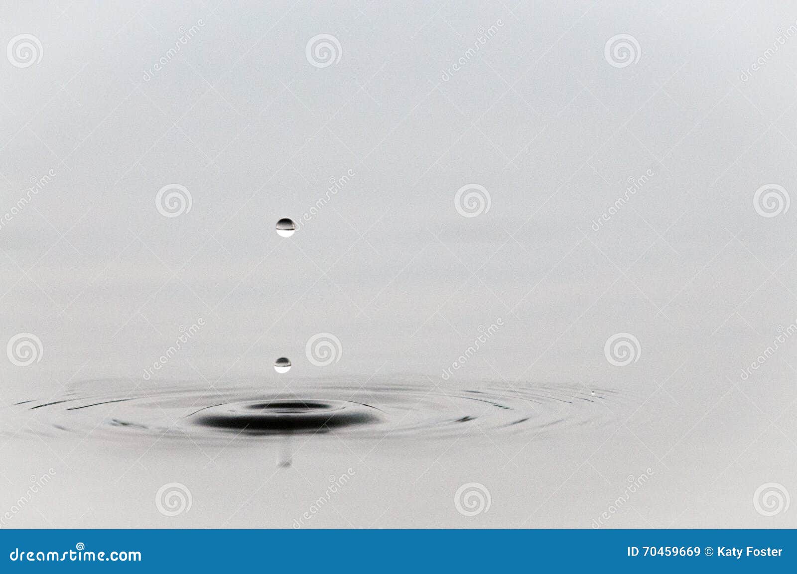 Abstract of Water Drops and Ripples Stock Image - Image of splash ...