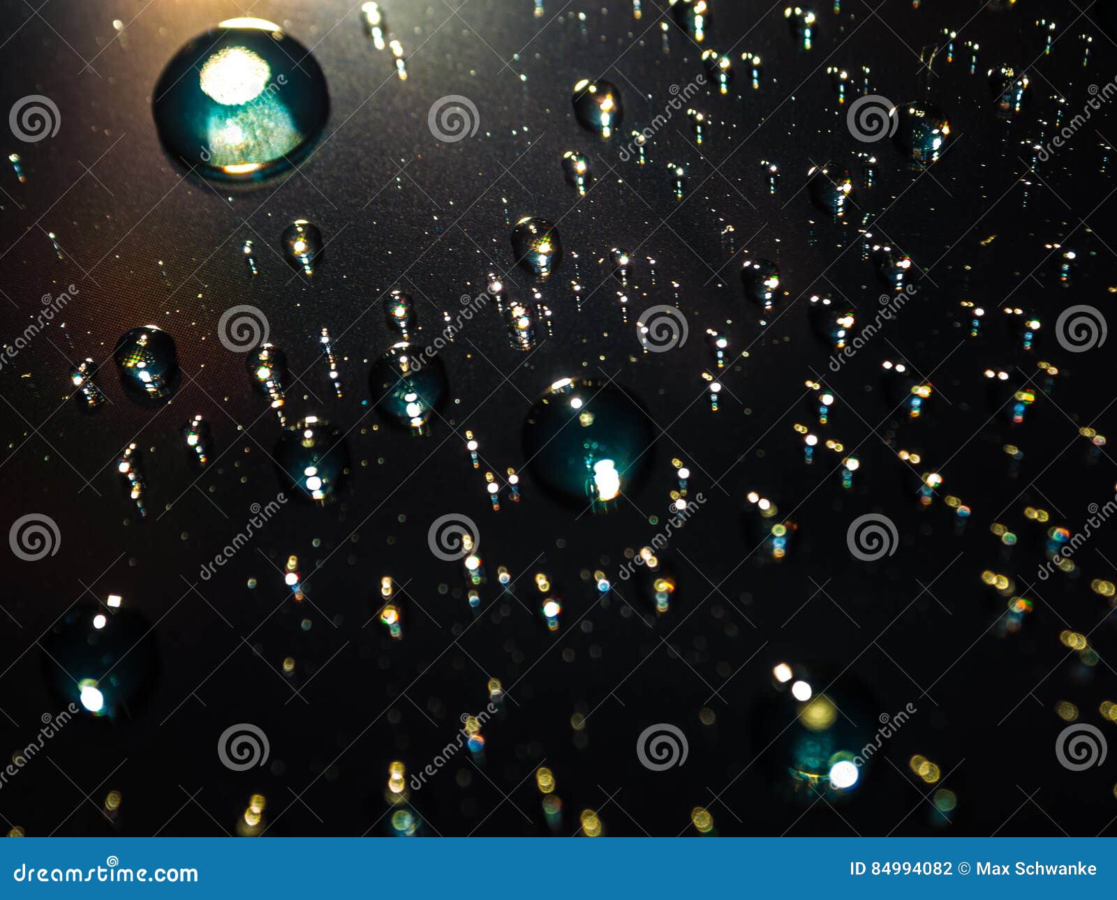 Abstract Water Drops on Screen Stock Photo - Image of freshness ...