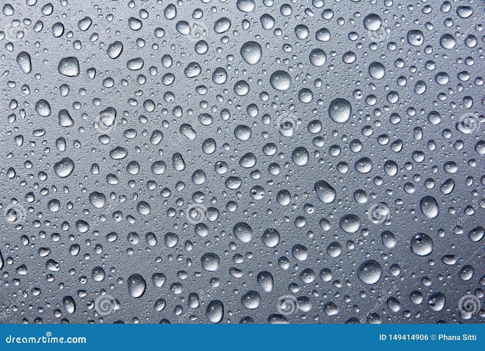 Abstract Water Drops on a Silver Background Stock Photo - Image of ...
