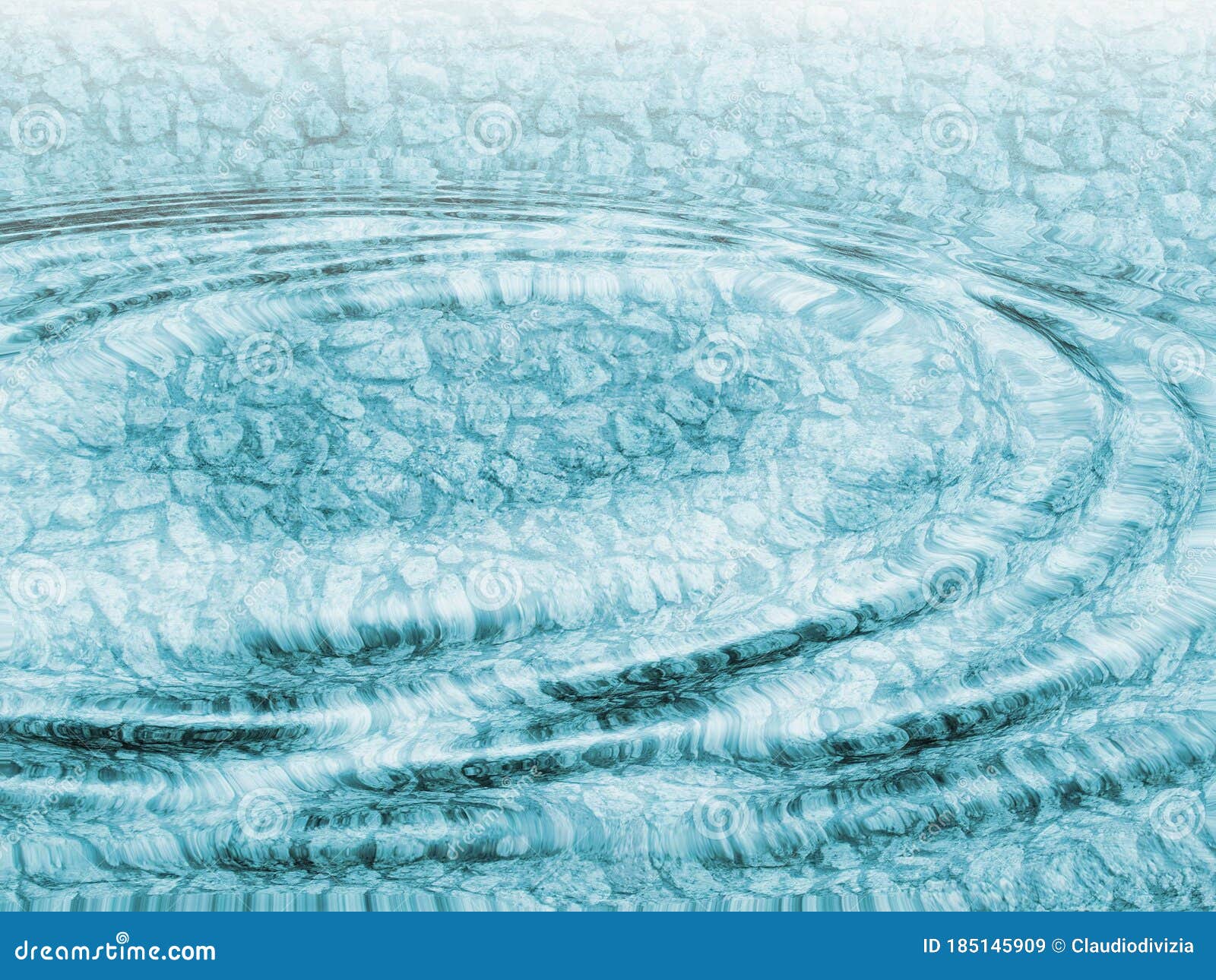 Abstract Water Green Background Stock Image - Image of swimming ...