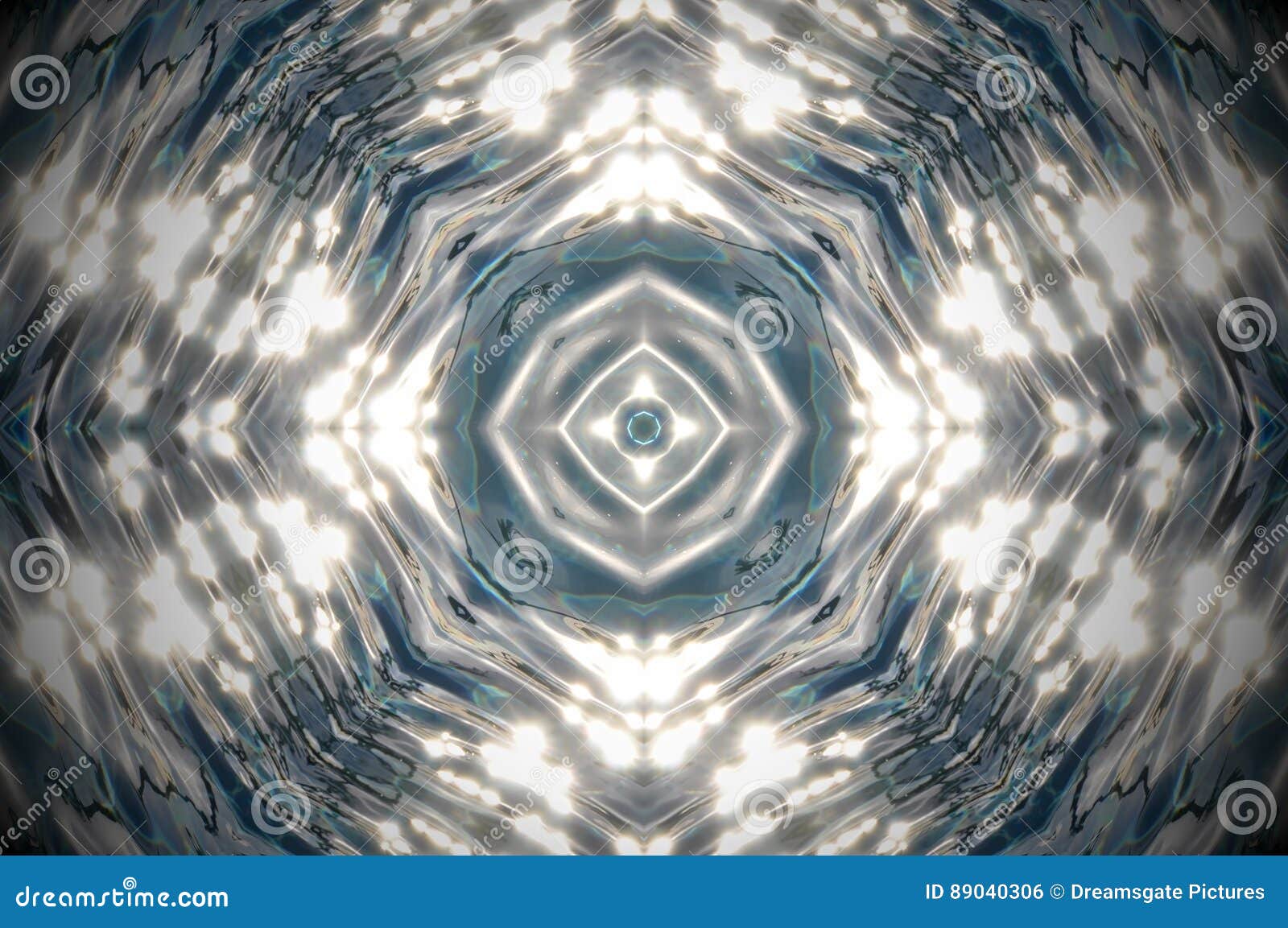 Abstract water mandala stock illustration. Illustration of effect ...