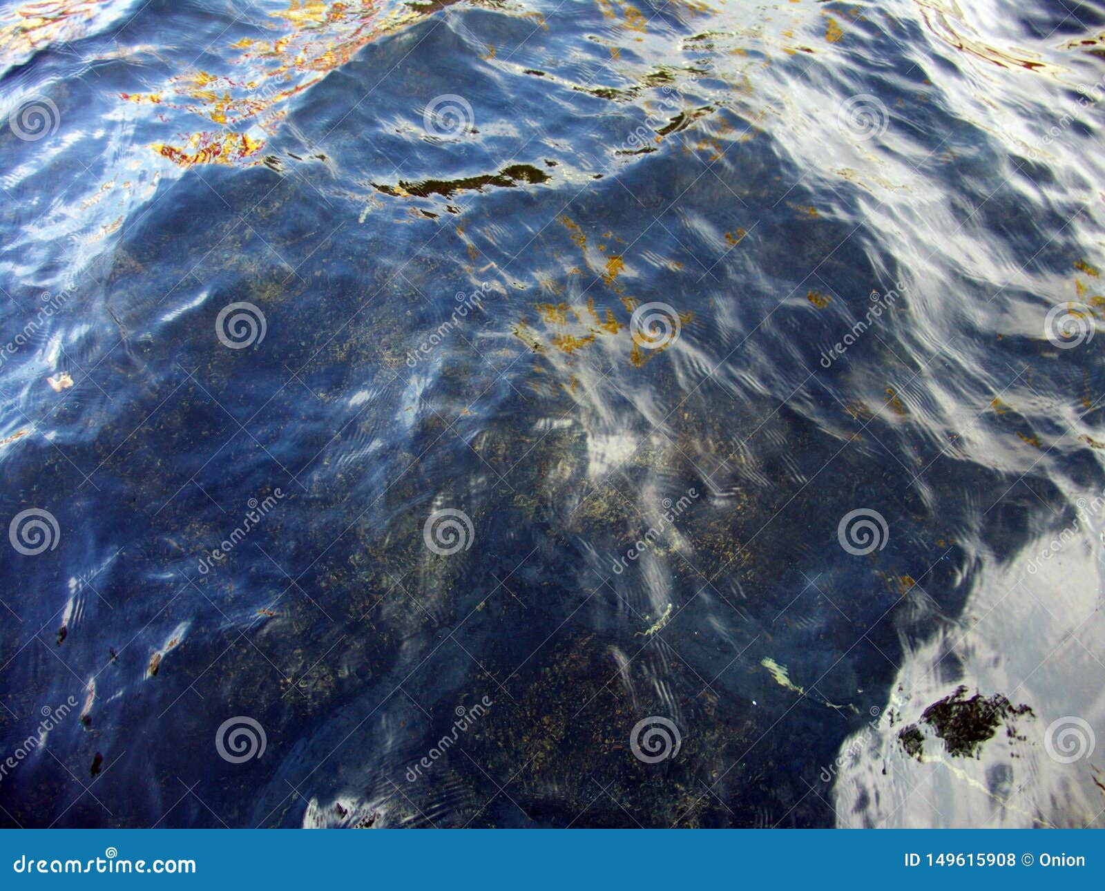 Abstract Water Pattern with Lovely Highlights Stock Photo - Image of ...