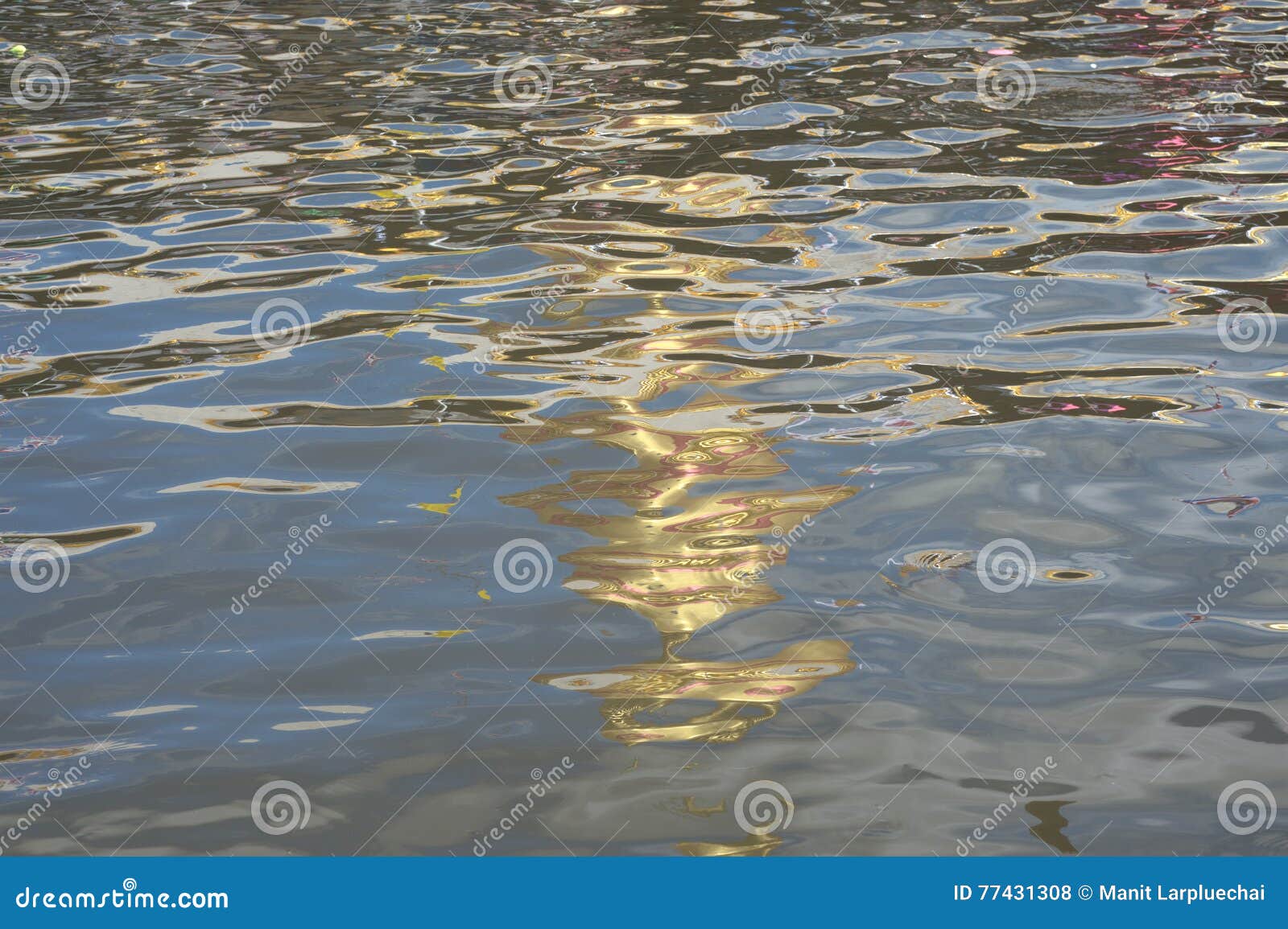 Abstract water reflection. stock photo. Image of abstract - 77431308