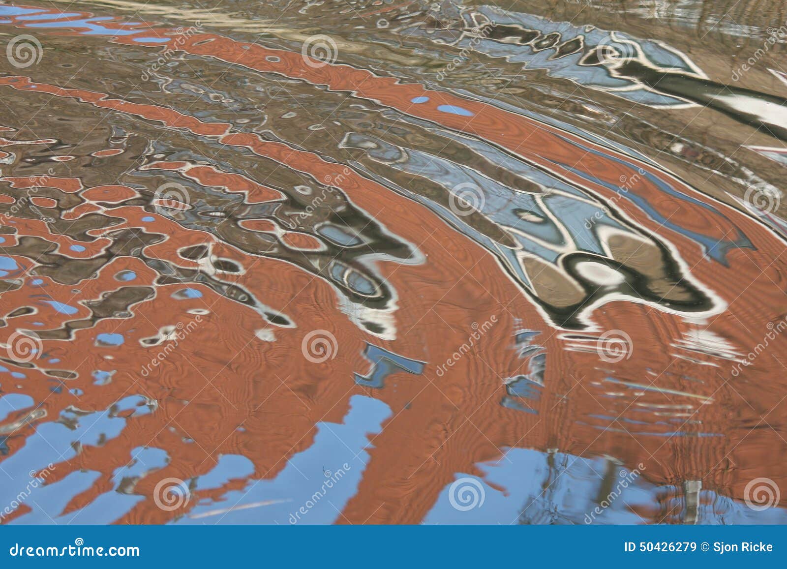 Abstract Water Reflections stock image. Image of colorful - 50426279