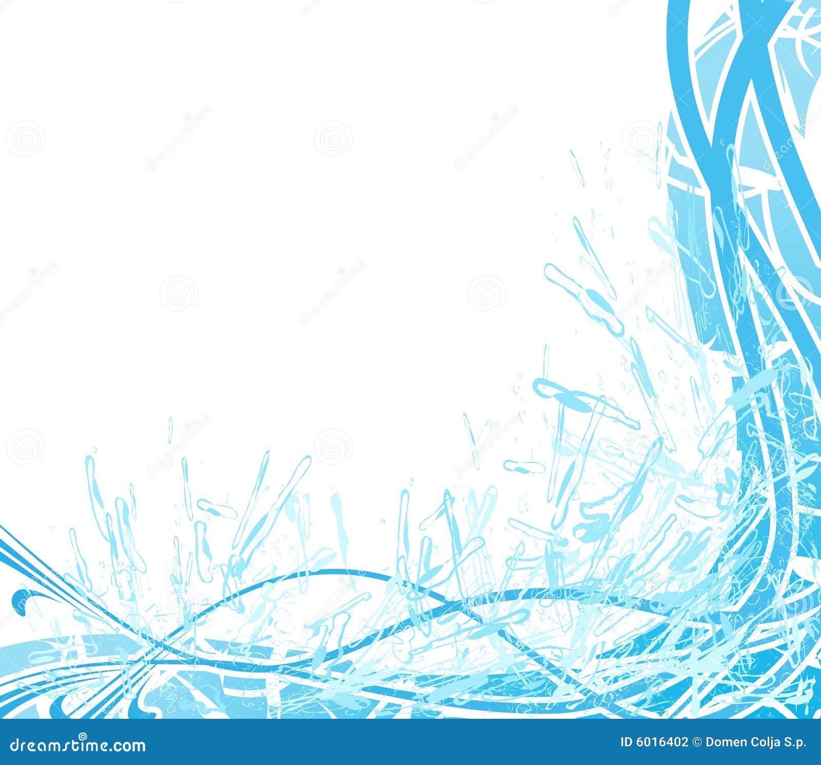 Abstract Water Splash Background Stock Vector - Illustration of nature ...