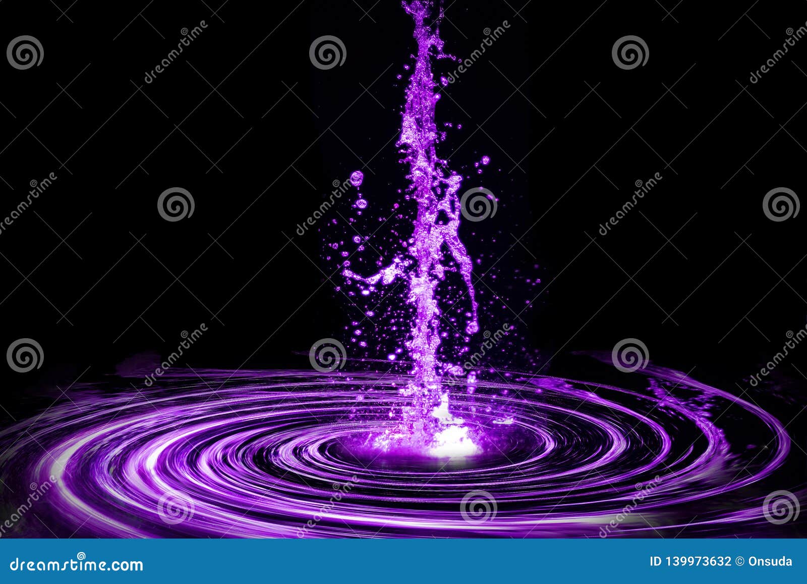 Abstract Water Splash Background Stock Illustration - Illustration of ...