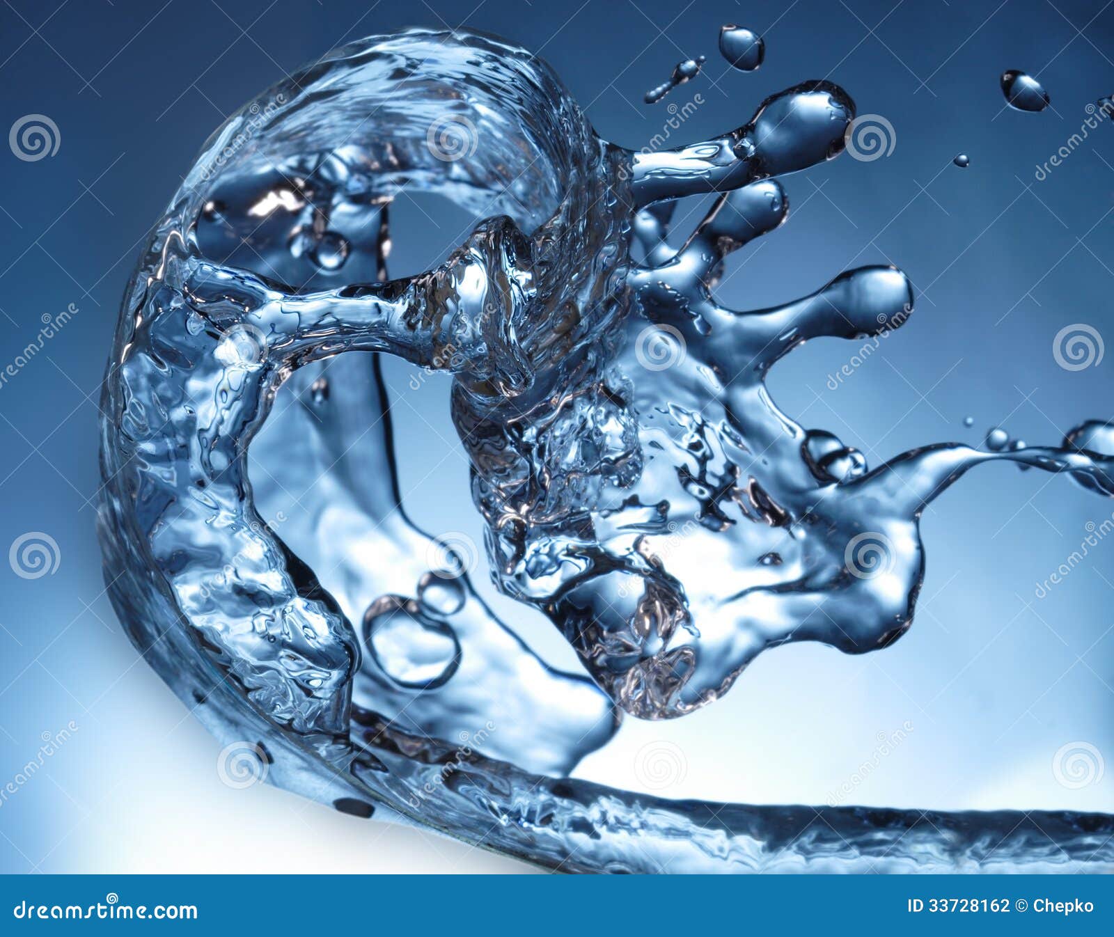 Abstract water splash stock photo. Image of drop, blue - 33728162
