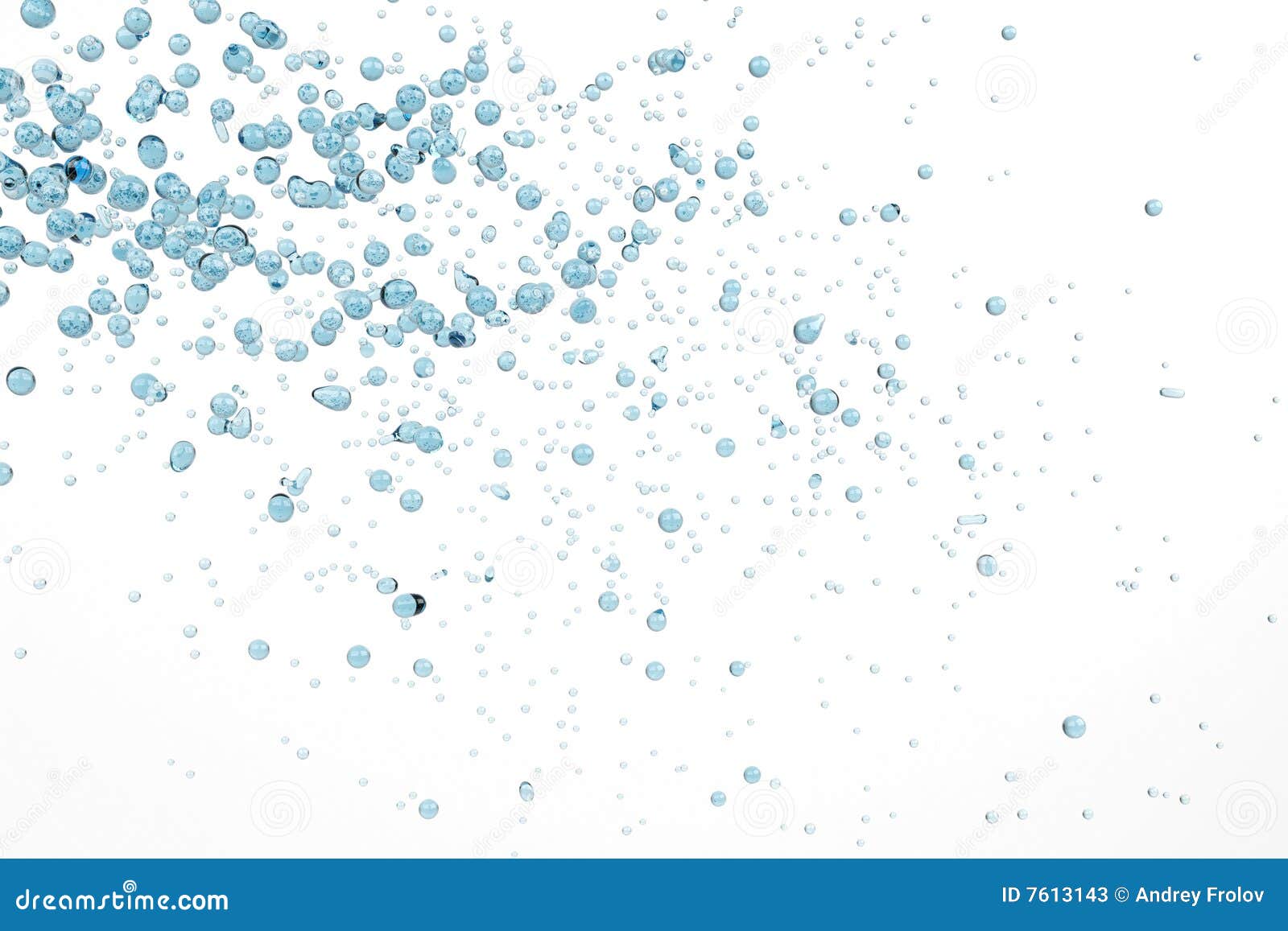 Abstract Water, Splash and Bubble Liquid Stock Illustration ...