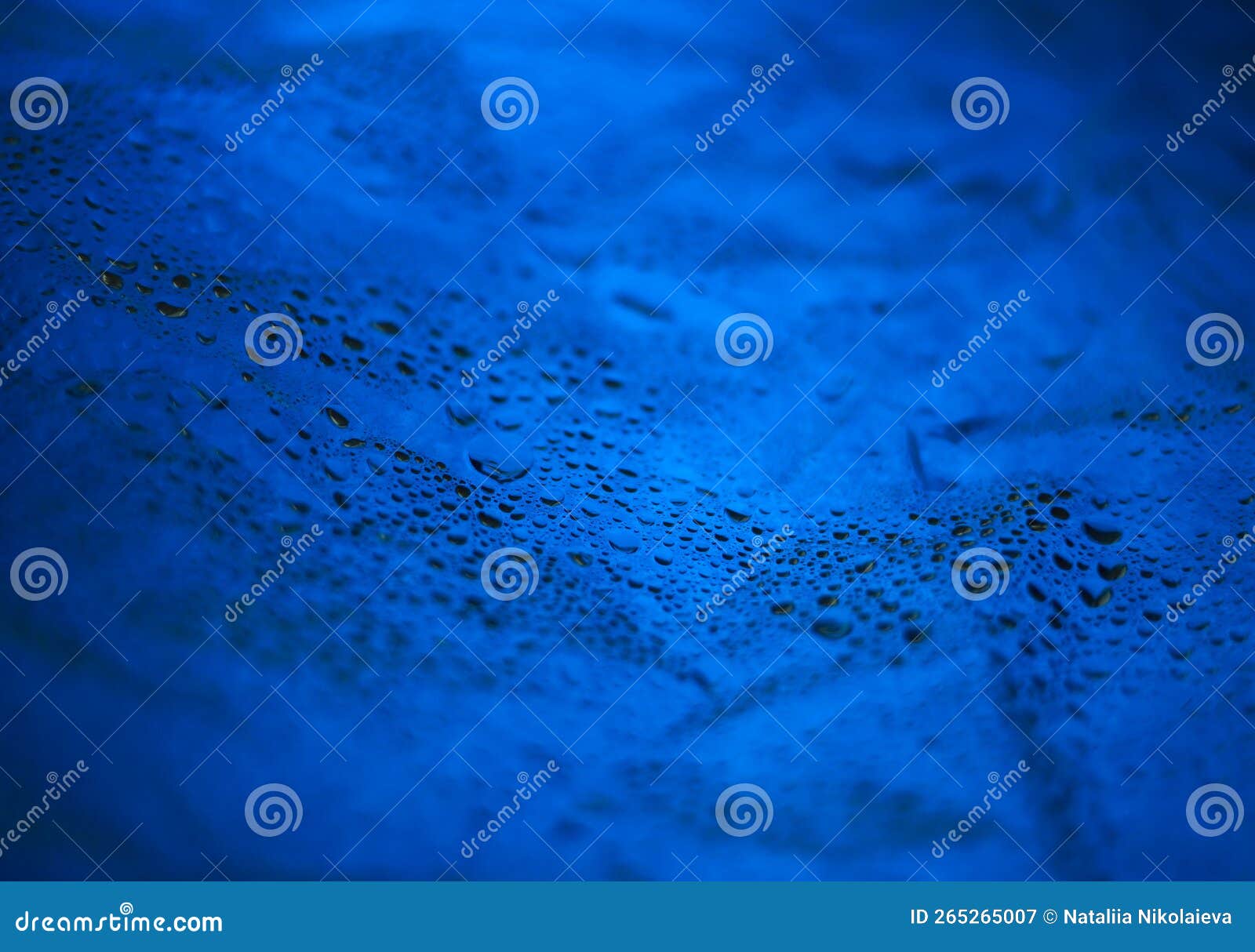 Abstract Water Texture and Background of Water Drops of Different Sizes ...