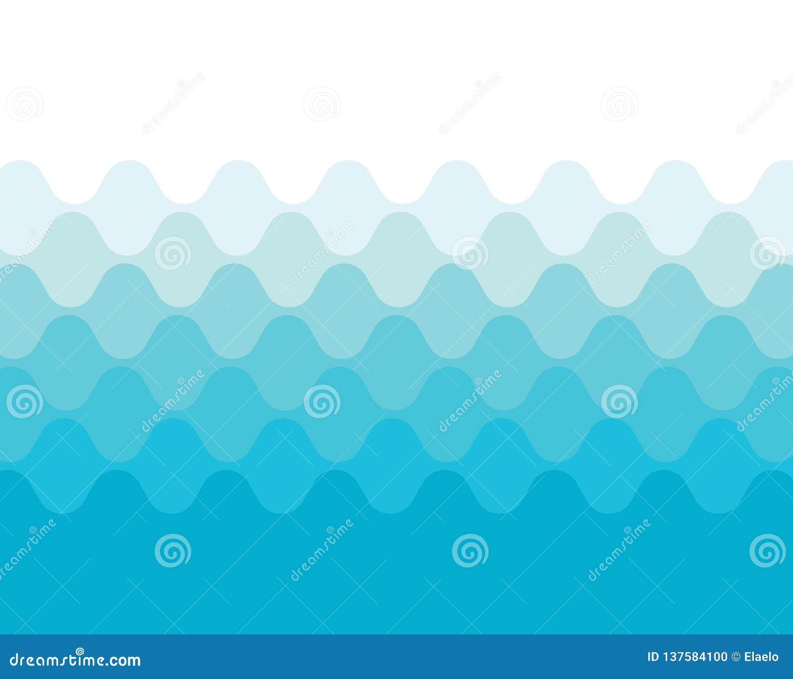Abstract Water Wave Design Background Stock Vector - Illustration of ...