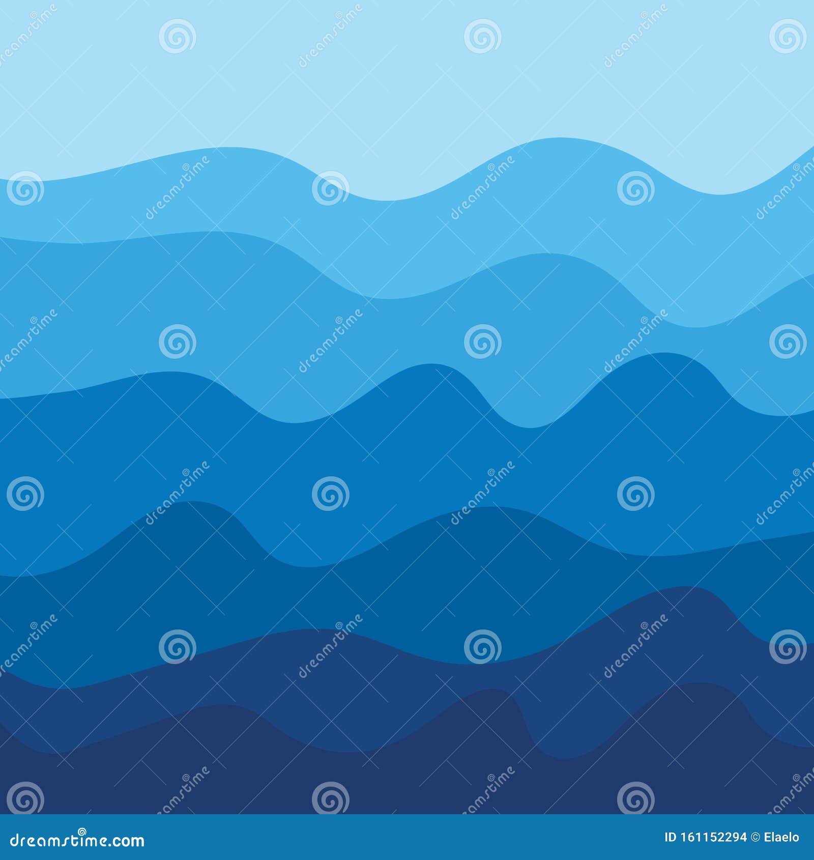 Abstract Water Wave Design Background Stock Vector - Illustration of ...
