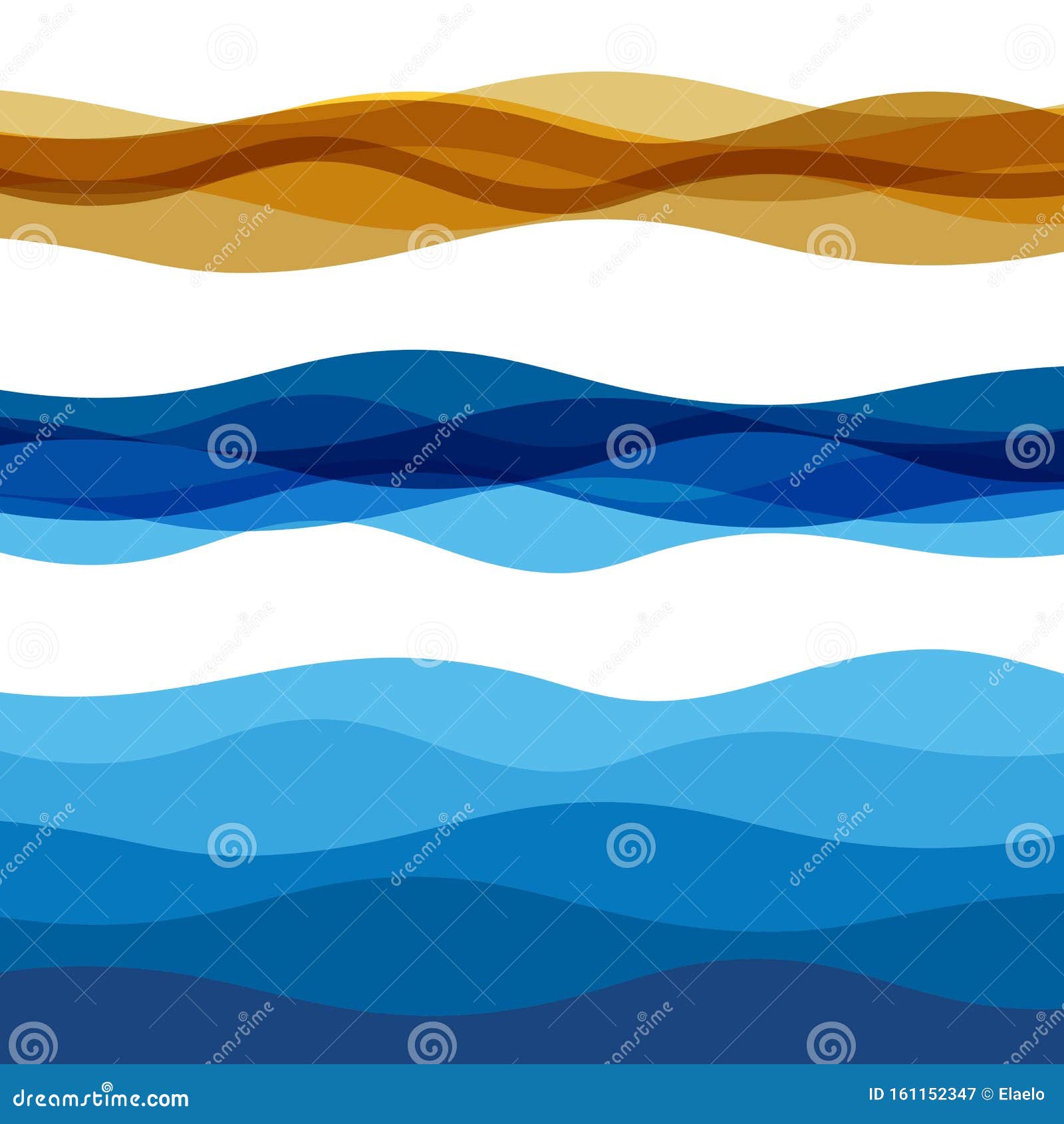 Abstract Water Wave Design Background Stock Vector - Illustration of ...