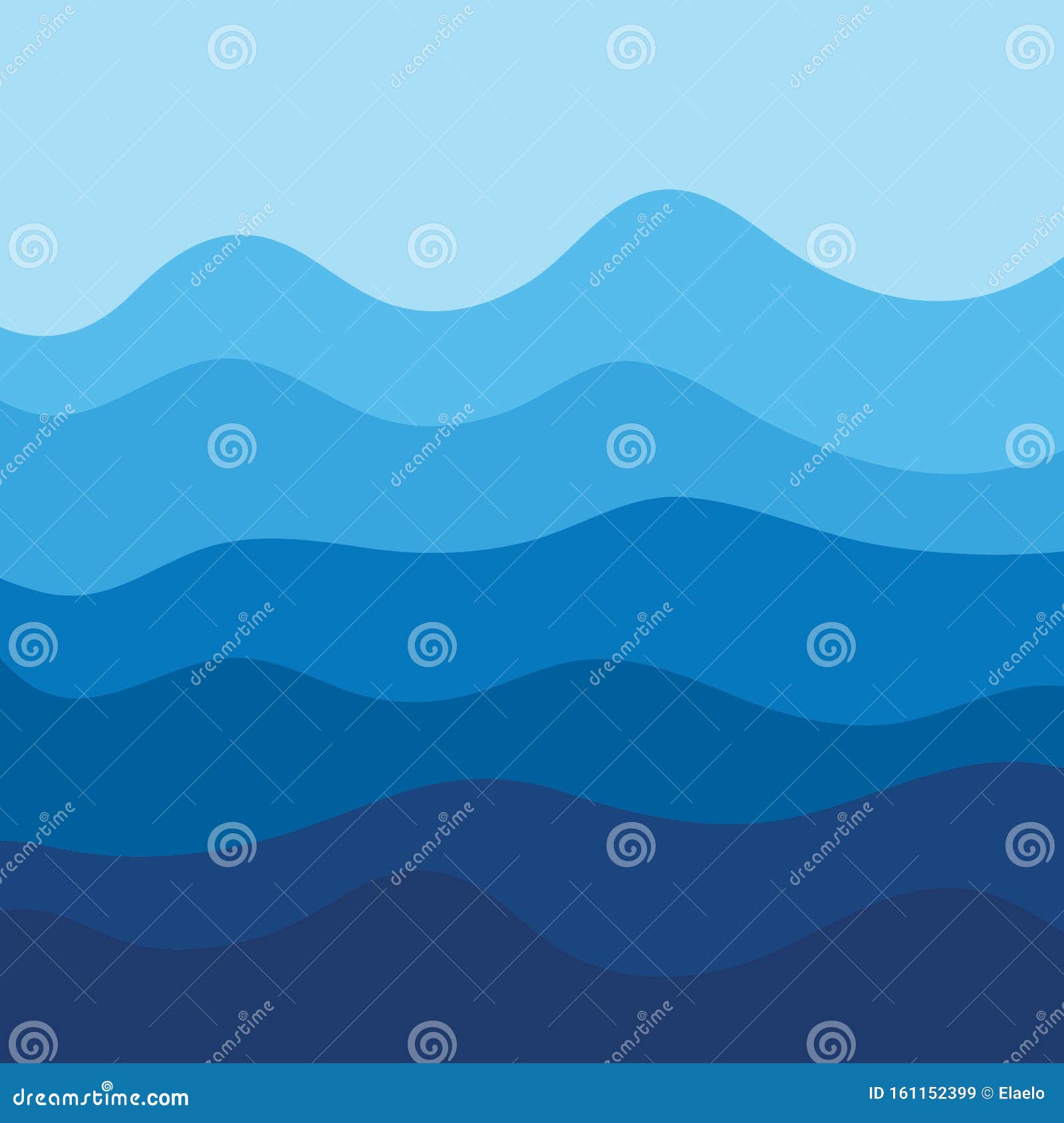 Abstract Water Wave Design Background Stock Vector - Illustration of ...