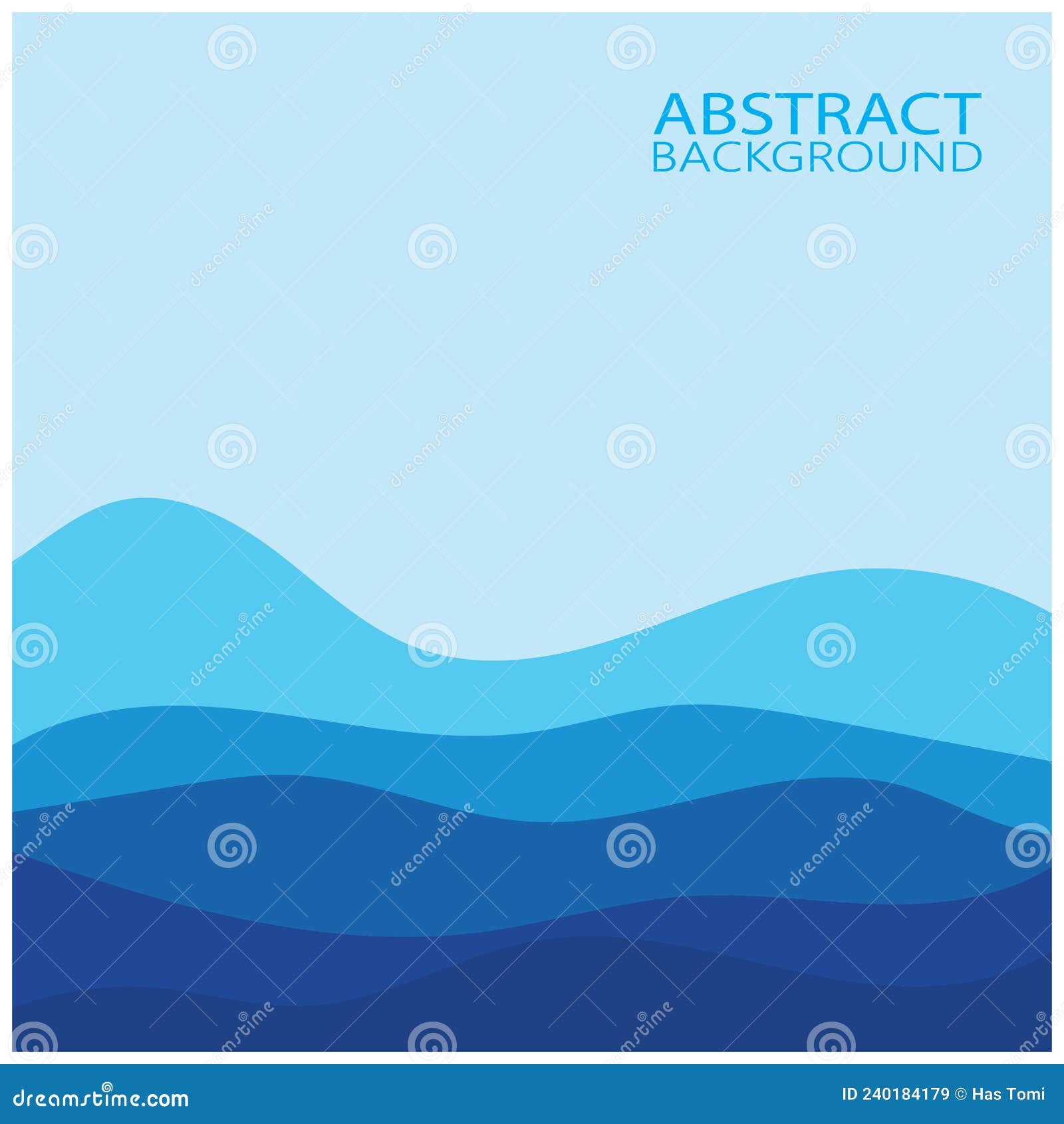 Abstract Water Wave Design Background Stock Illustration - Illustration ...