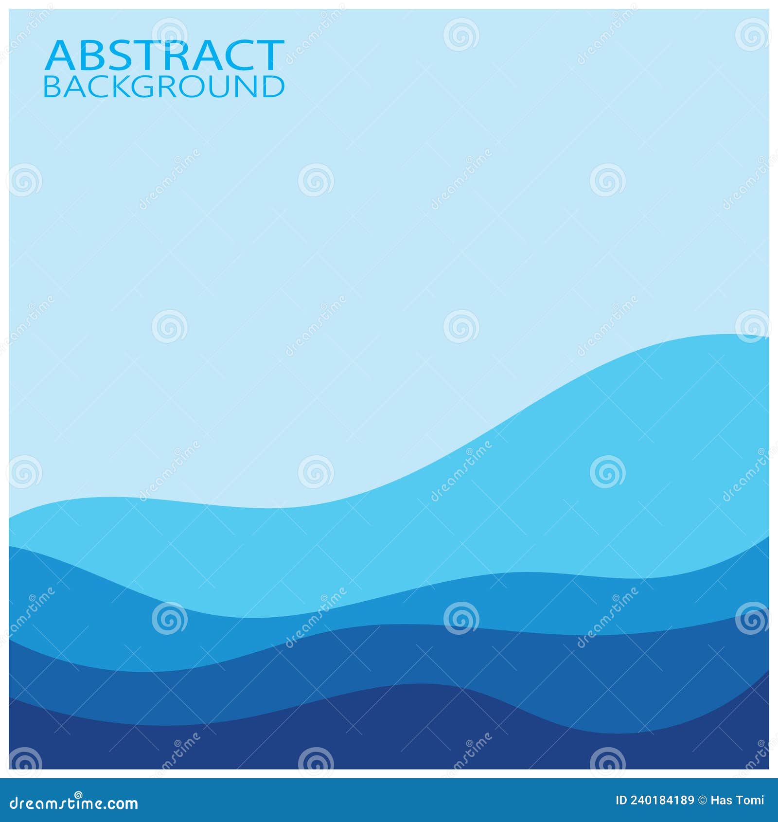 Abstract Water Wave Design Background Stock Illustration - Illustration ...