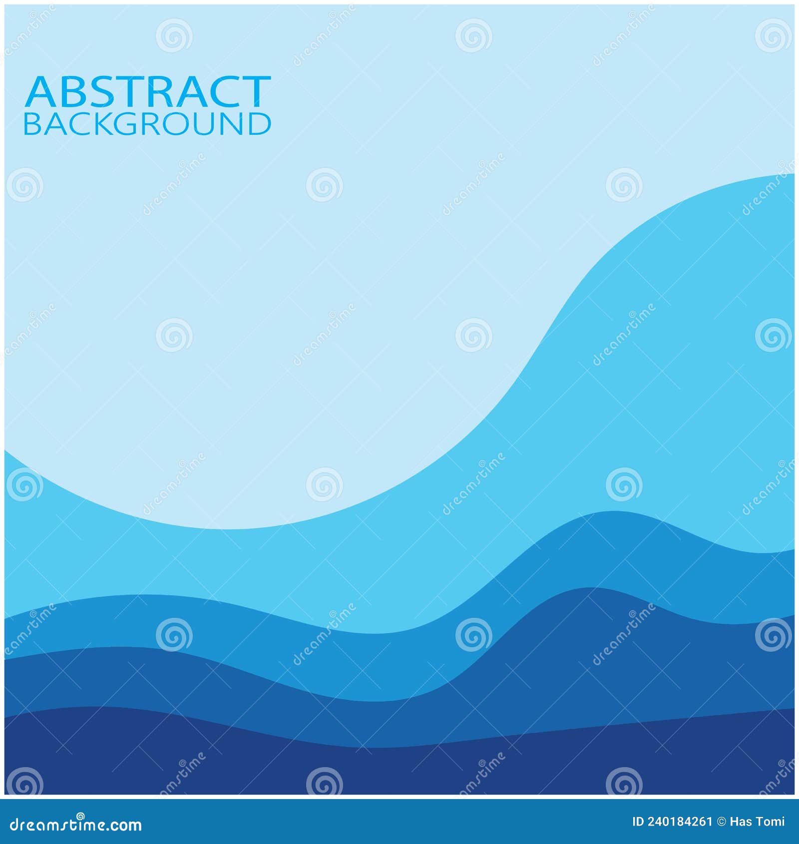 Abstract Water Wave Design Background Stock Illustration - Illustration ...