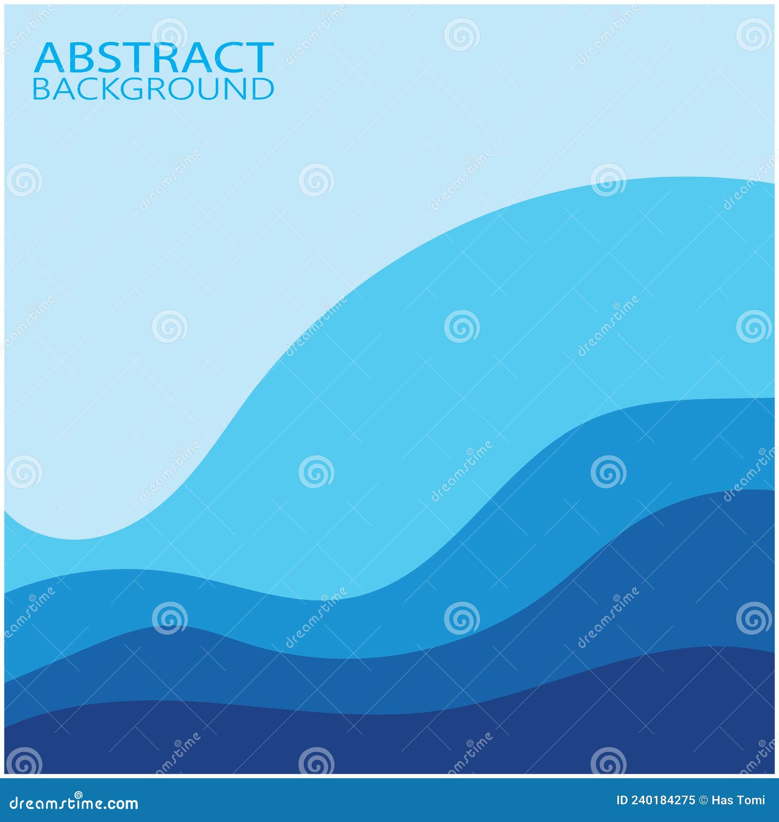 Abstract Water Wave Design Background Stock Illustration - Illustration ...