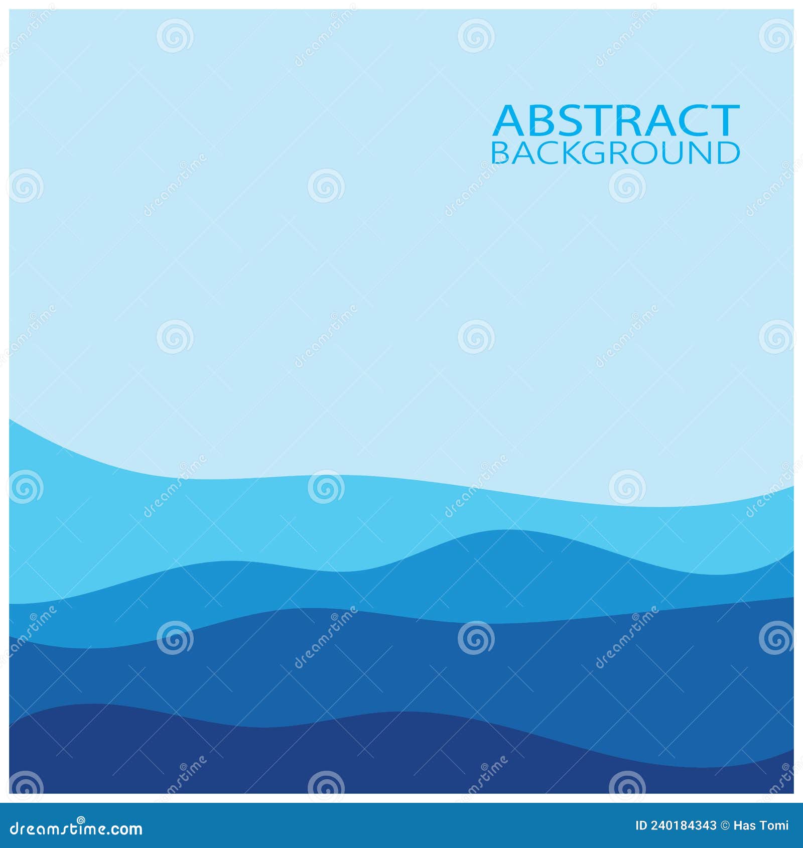 Abstract Water Wave Design Background Stock Illustration - Illustration ...