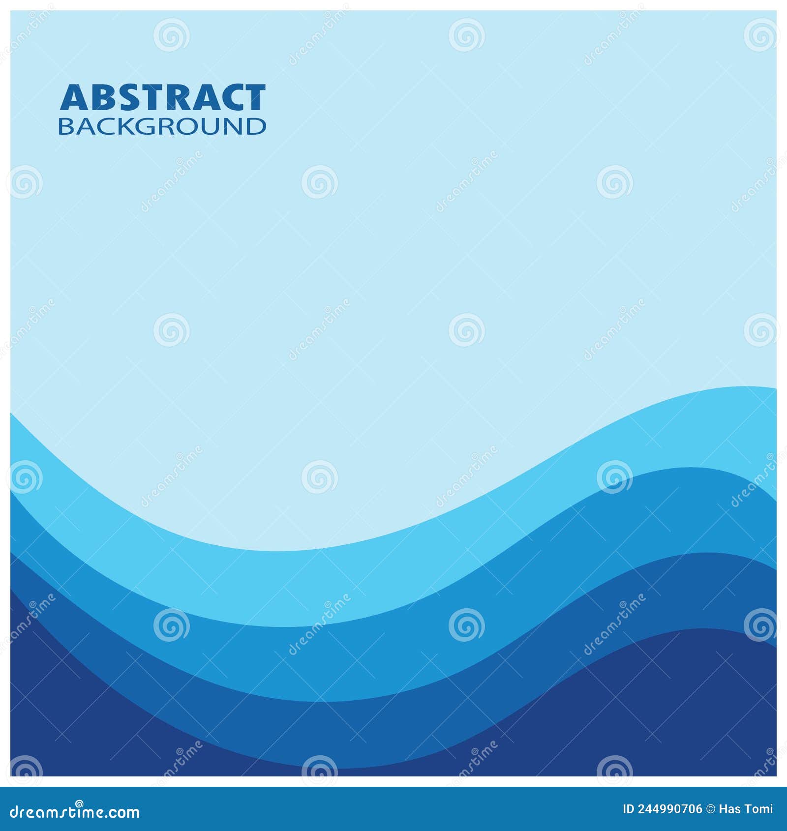 Abstract Water Wave Design Background Stock Vector - Illustration of ...